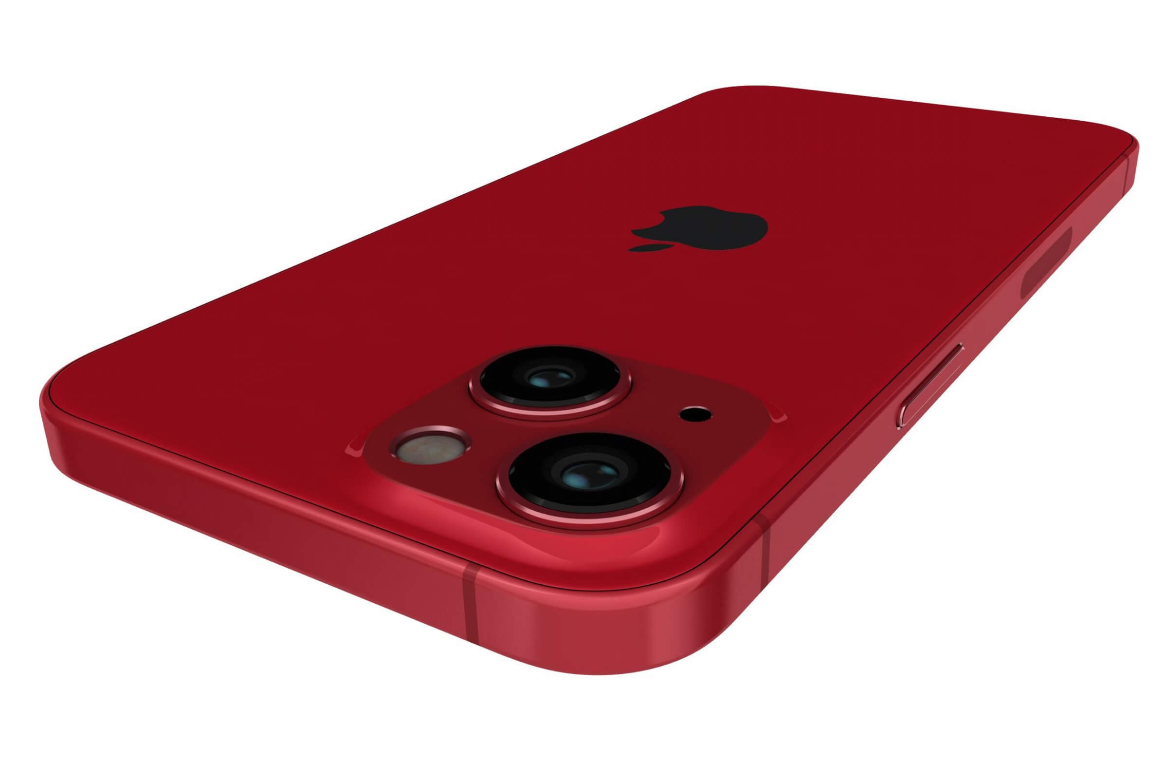 Apple iPhone 13 Mini Red - 3D Model by Rever_Art