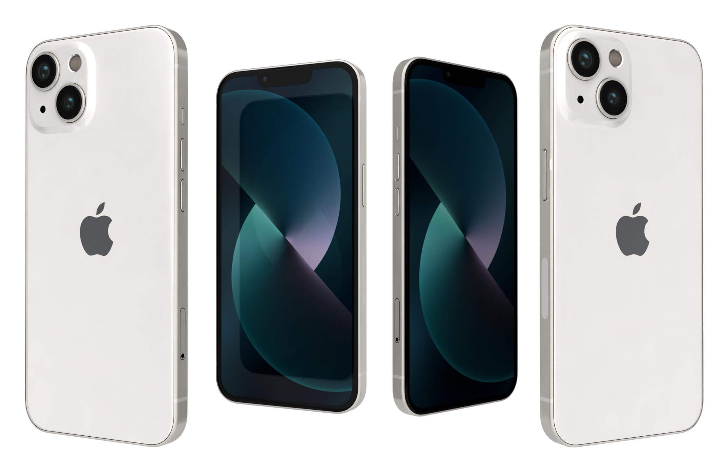 Apple iPhone 13 Mini Starlight - 3D Model by Rever_Art