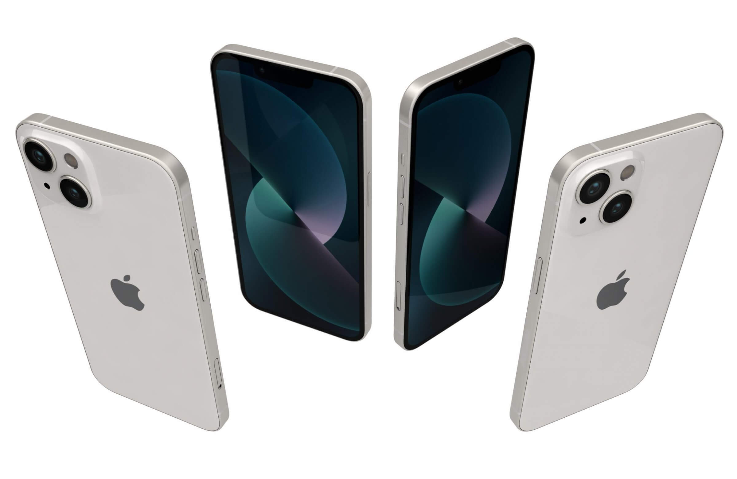 Apple iPhone 13 Mini Starlight - 3D Model by Rever_Art