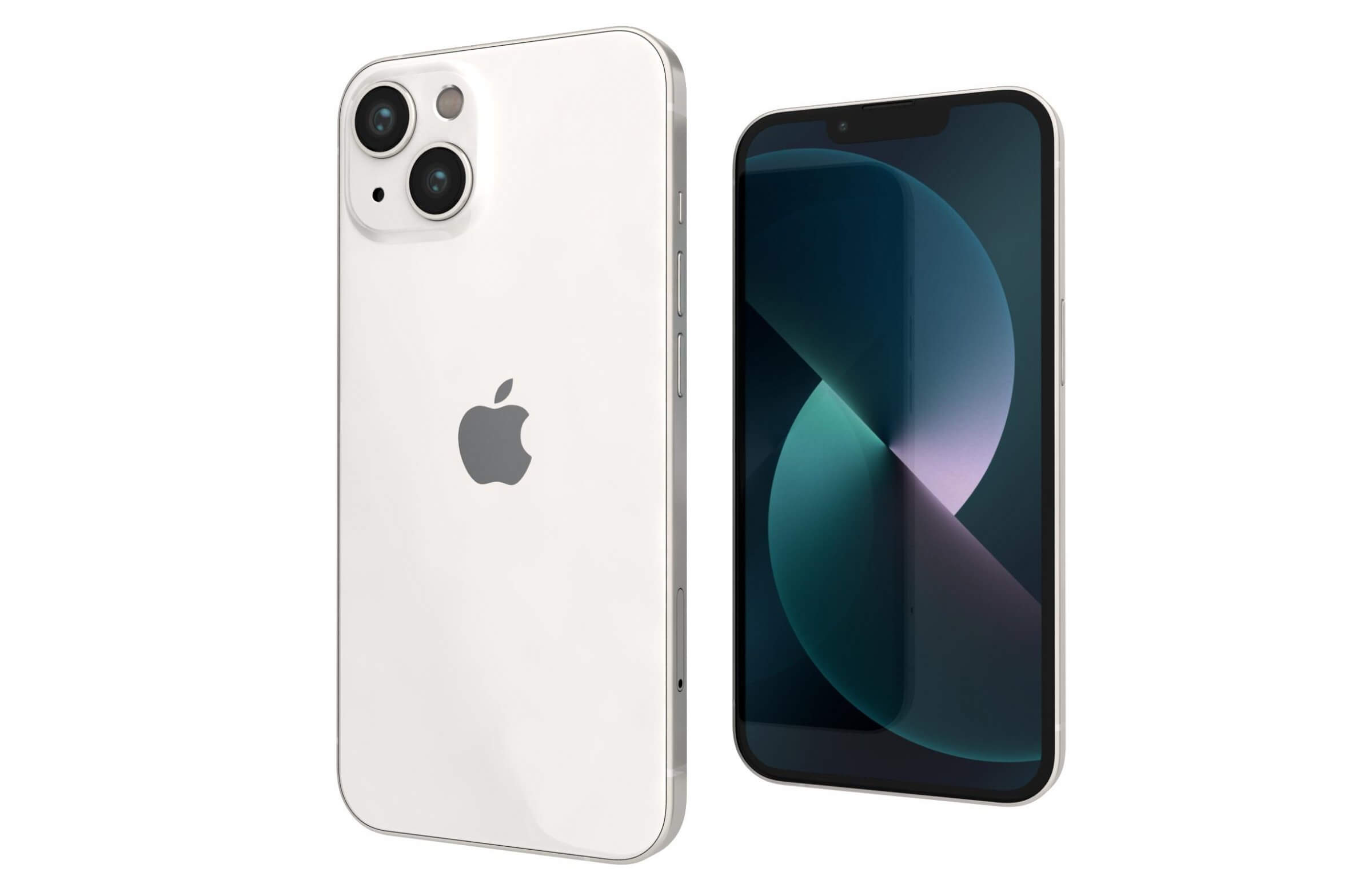 Apple iPhone 13 Mini Starlight - 3D Model by Rever_Art