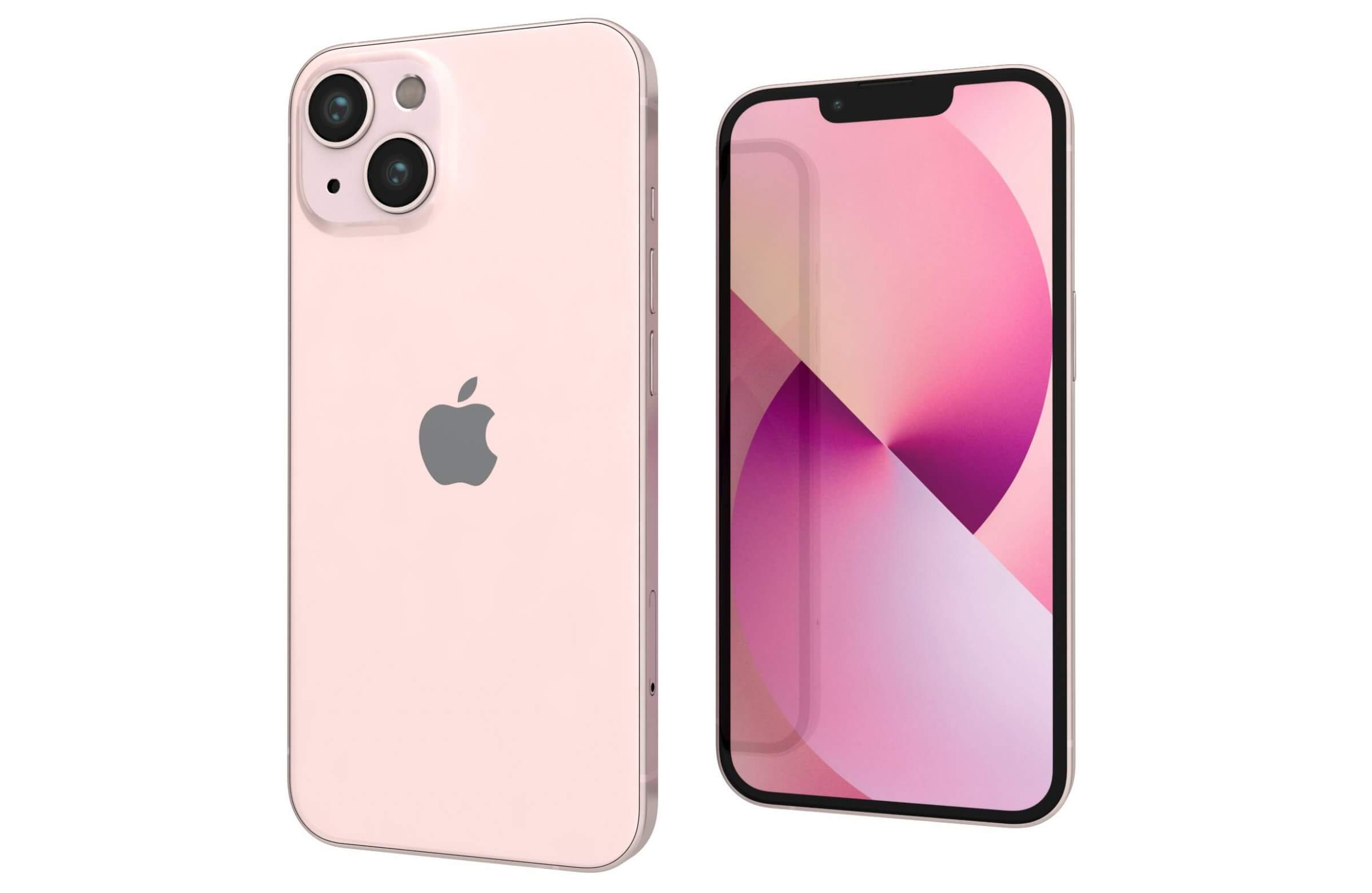 Apple iPhone 13 Pink - 3D Model by Rever_Art