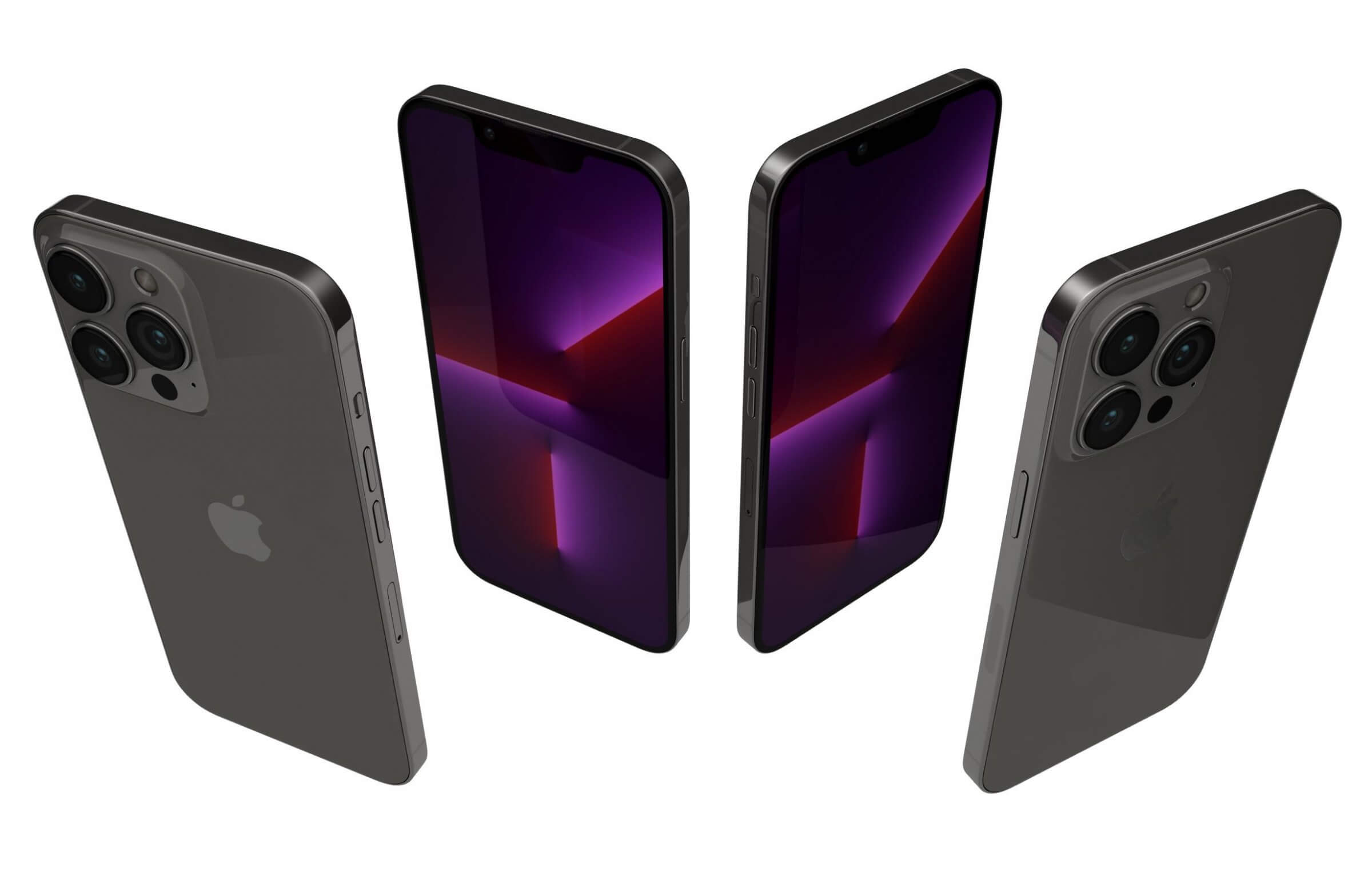 Apple iPhone 13 Pro Graphite - 3D Model by Rever_Art
