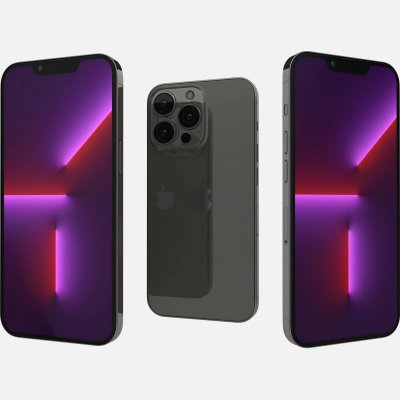 Apple iPhone 13 Pro Graphite - 3D Model by Rever_Art
