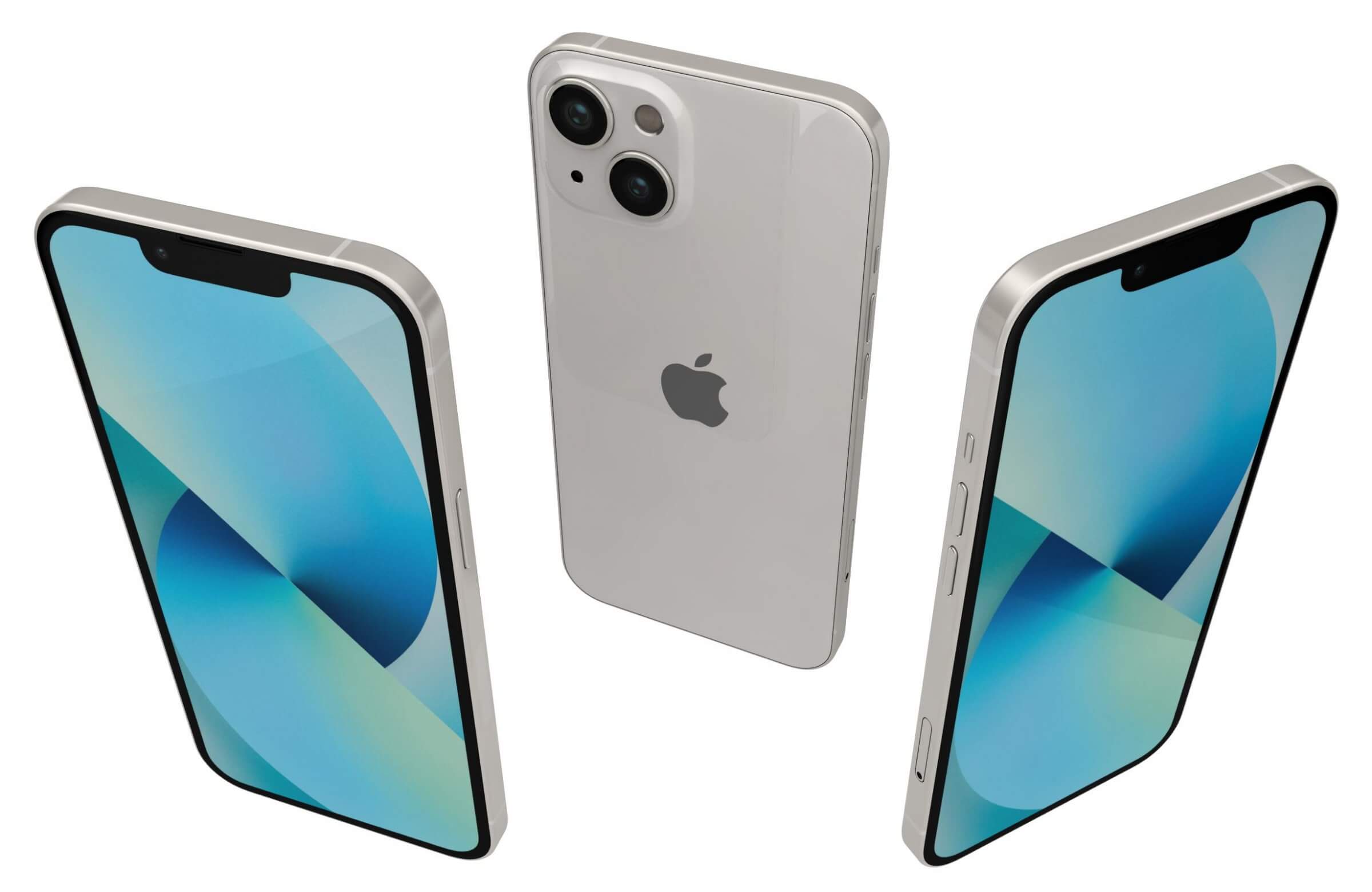 Apple iPhone 13 Starlight - 3D Model by Rever_Art