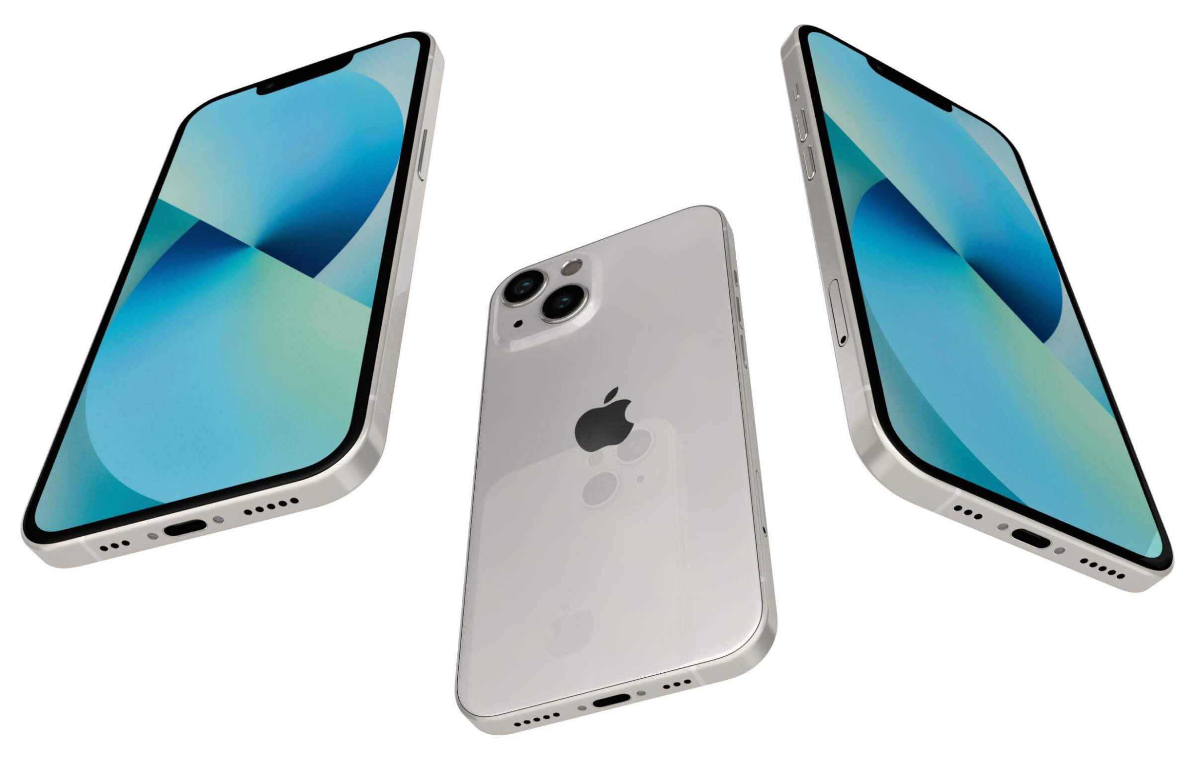 Apple iPhone 13 Starlight - 3D Model by Rever_Art