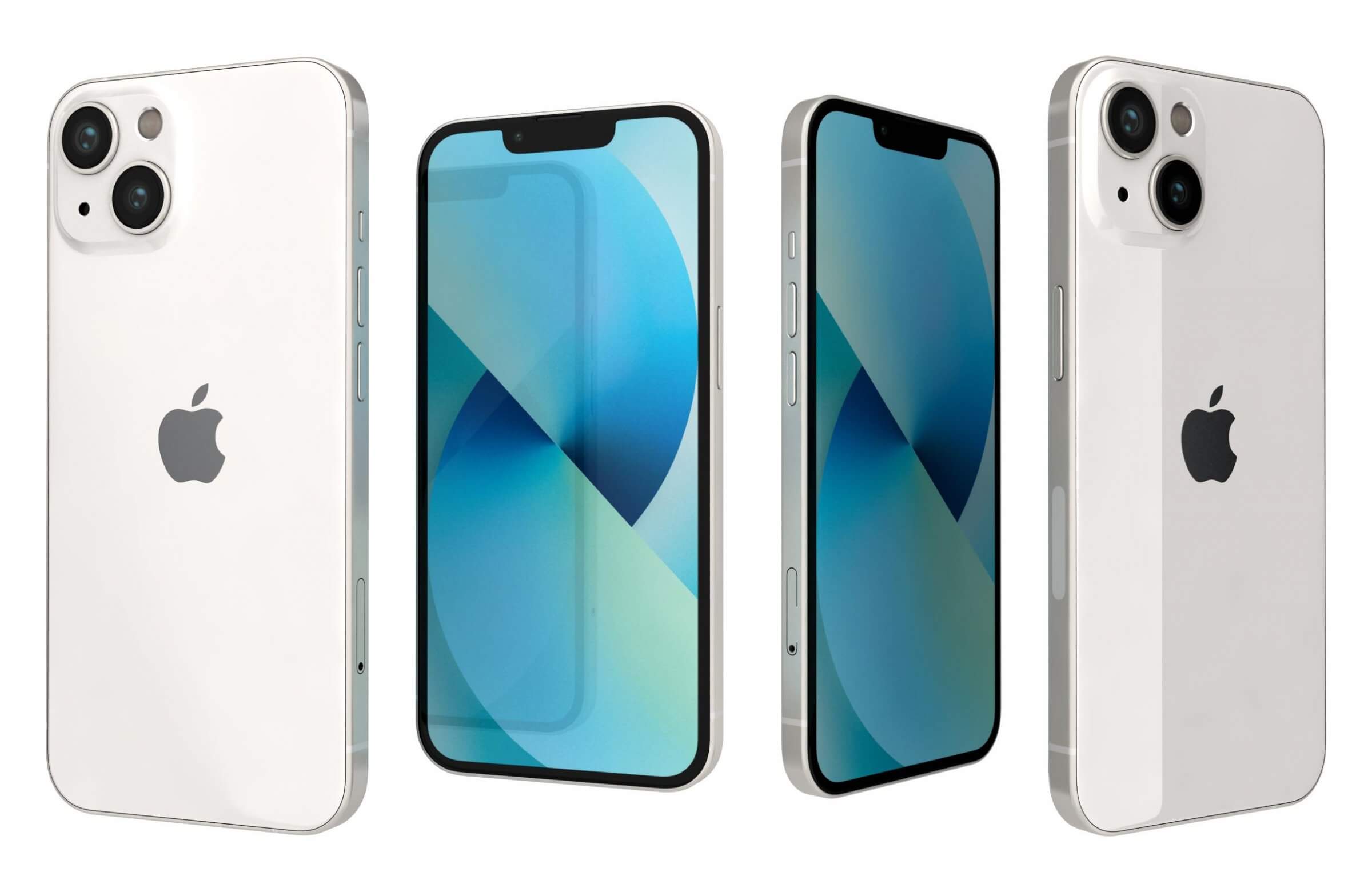 Apple iPhone 13 Starlight - 3D Model by Rever_Art