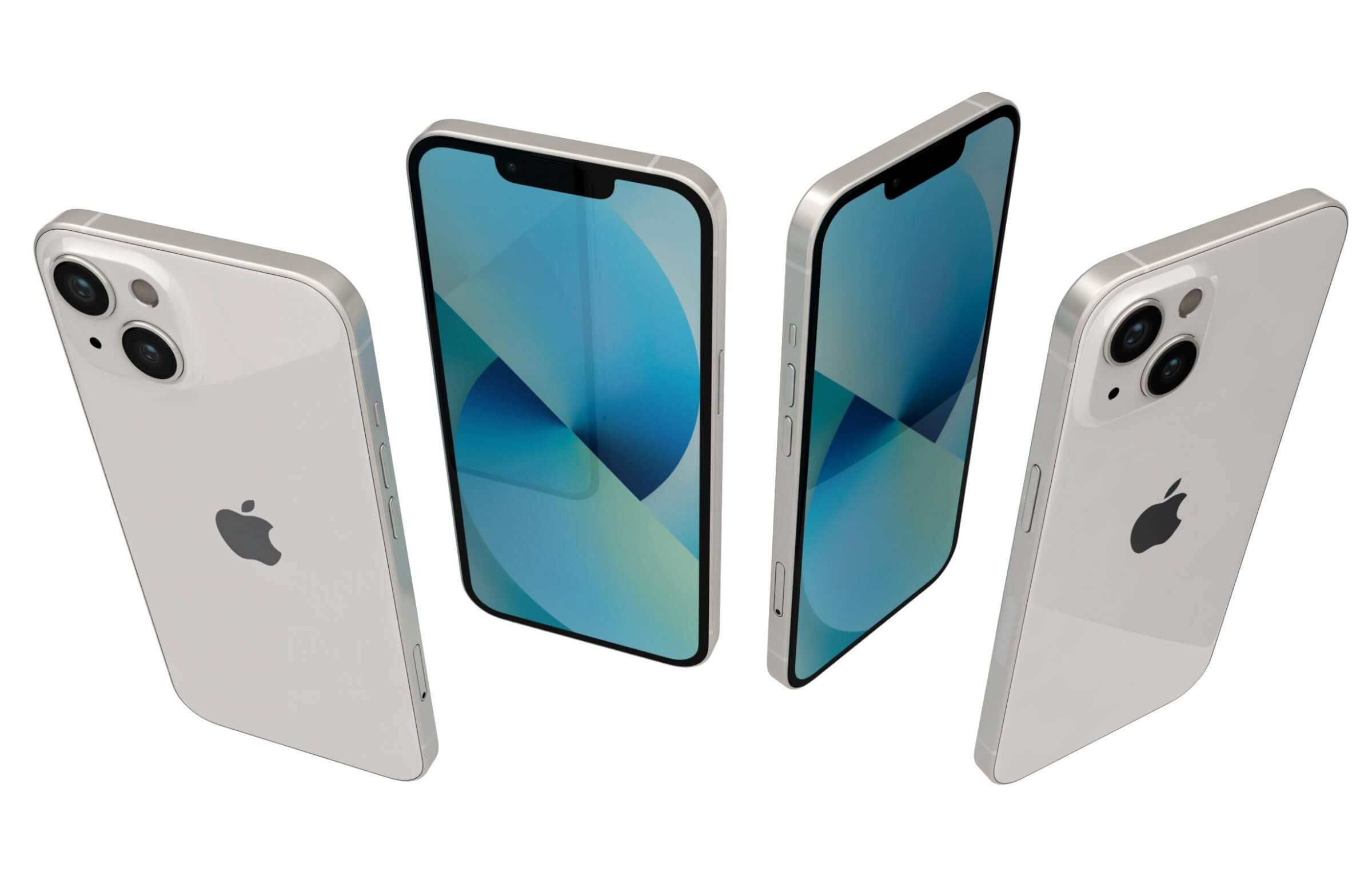 Apple iPhone 13 Starlight - 3D Model by Rever_Art