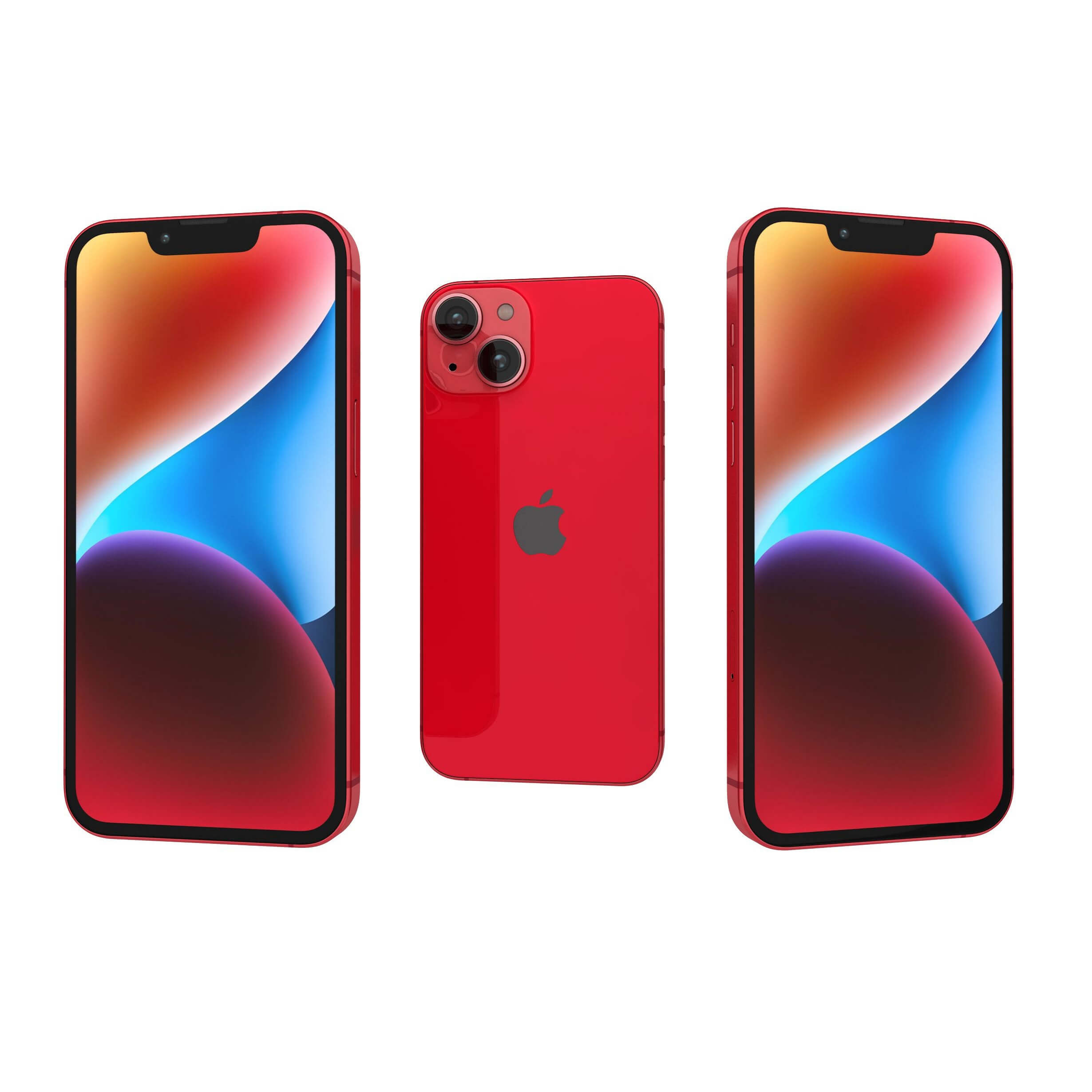 Apple iPhone 14 Plus All Colors - 3D Model by Rever_Art