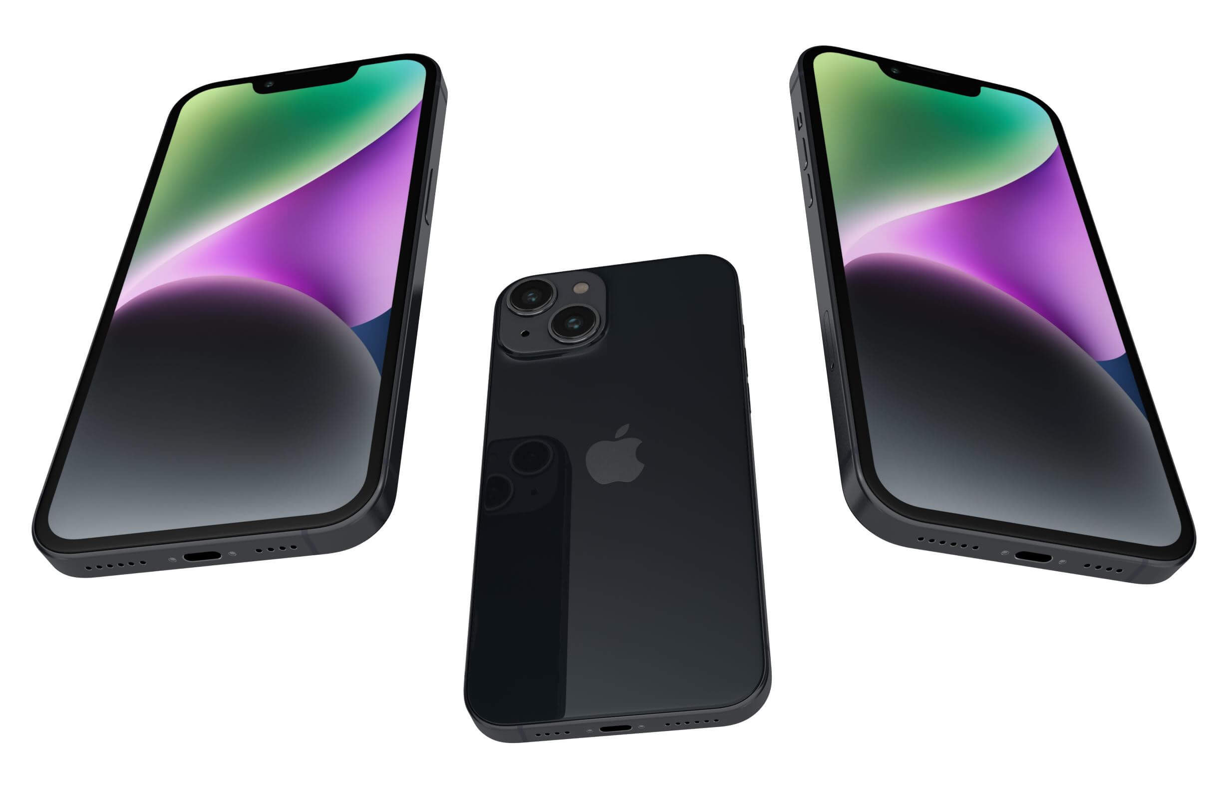 Apple iPhone 14 Plus Black - 3D Model by Rever_Art