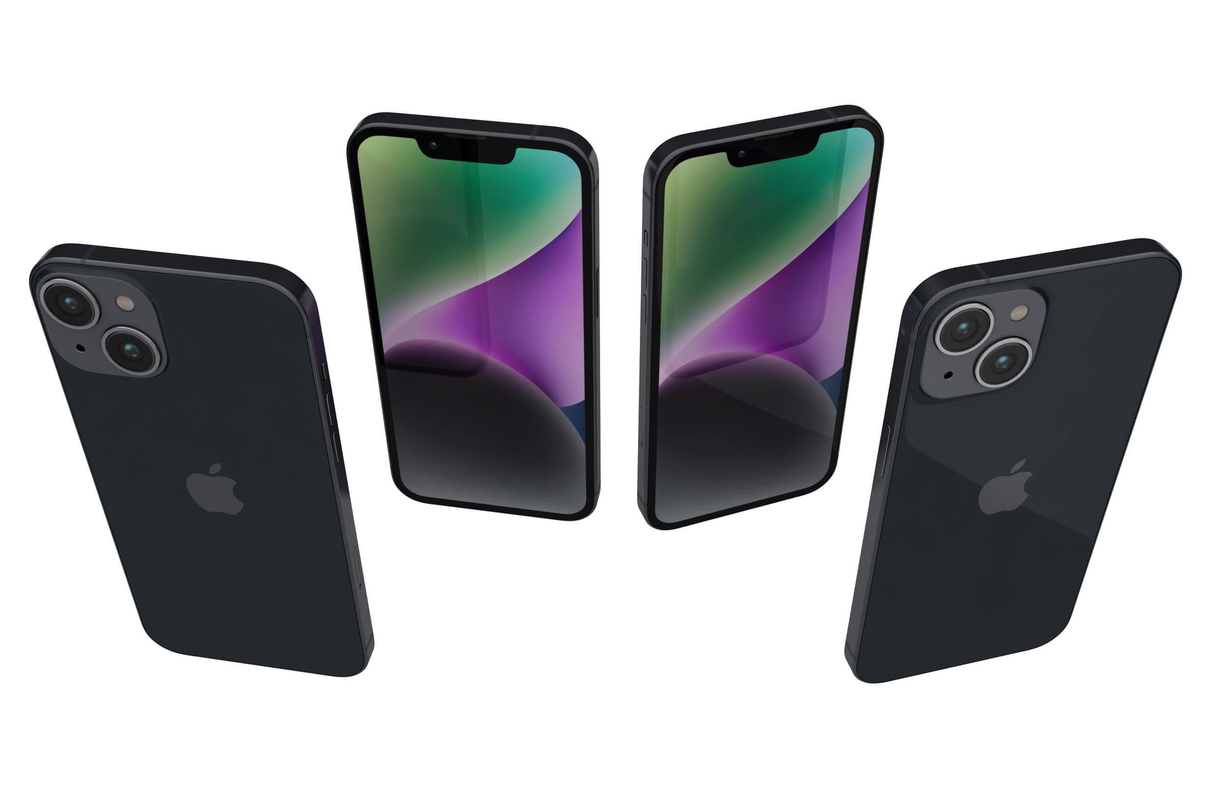 Apple iPhone 14 Plus Black - 3D Model by Rever_Art