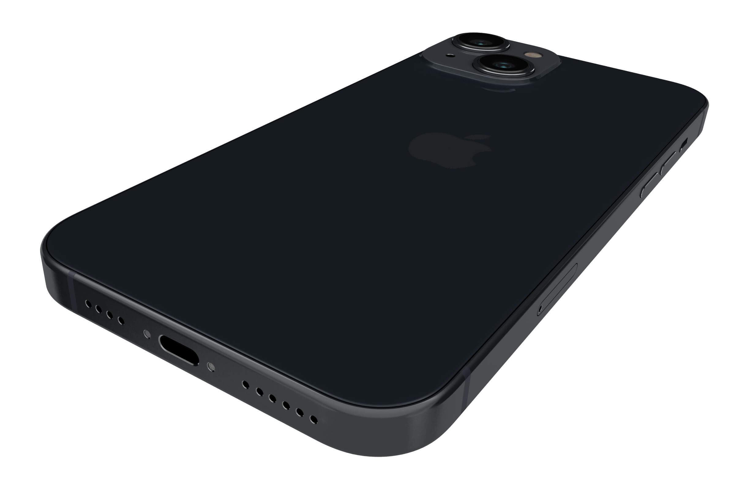 Apple iPhone 14 Plus Black - 3D Model by Rever_Art