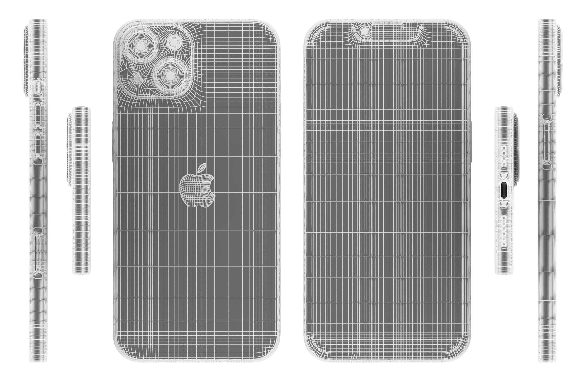 Apple iPhone 14 Plus Black - 3D Model by Rever_Art