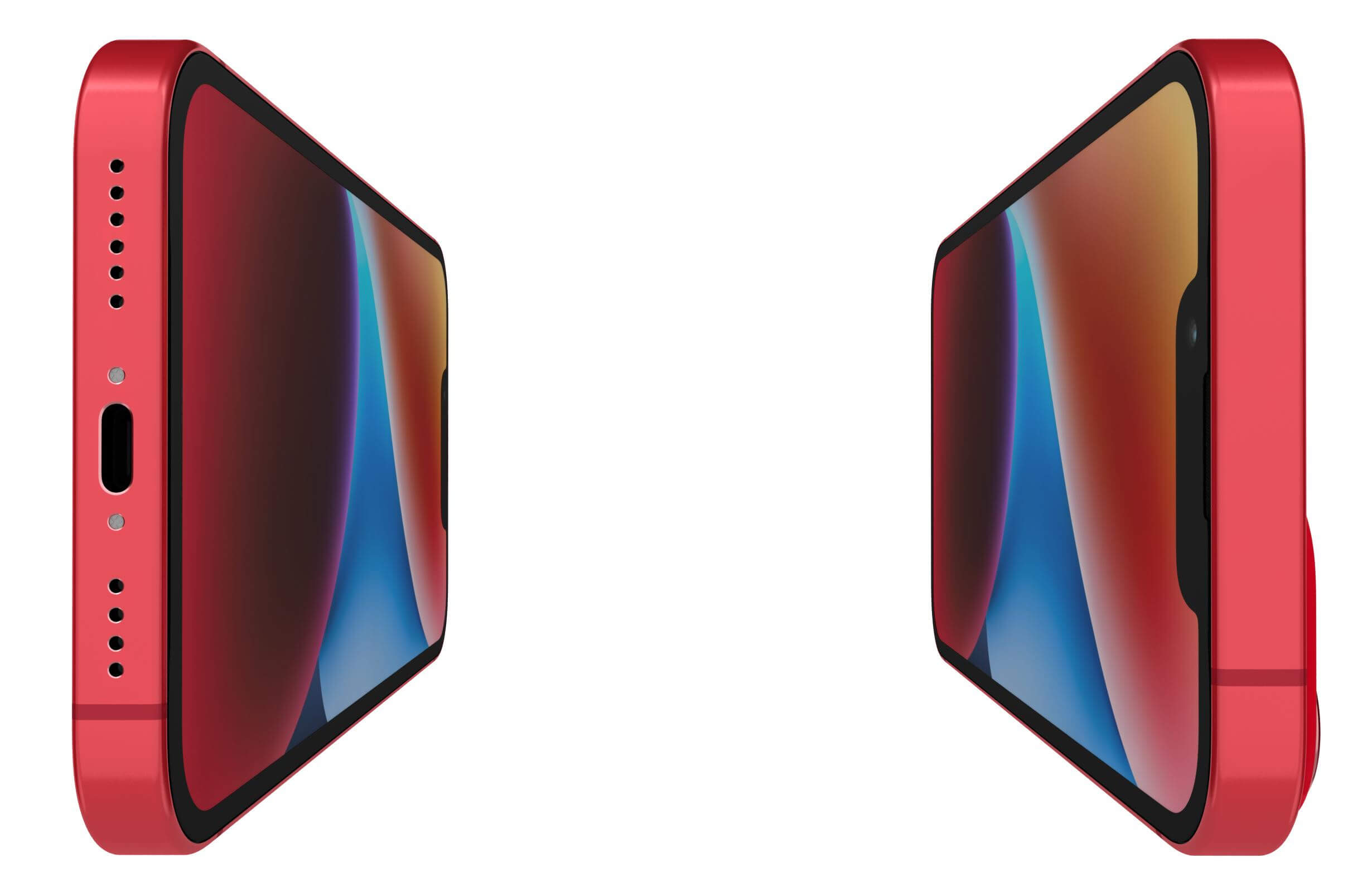 Apple iPhone 14 Plus Red - 3D Model by Rever_Art