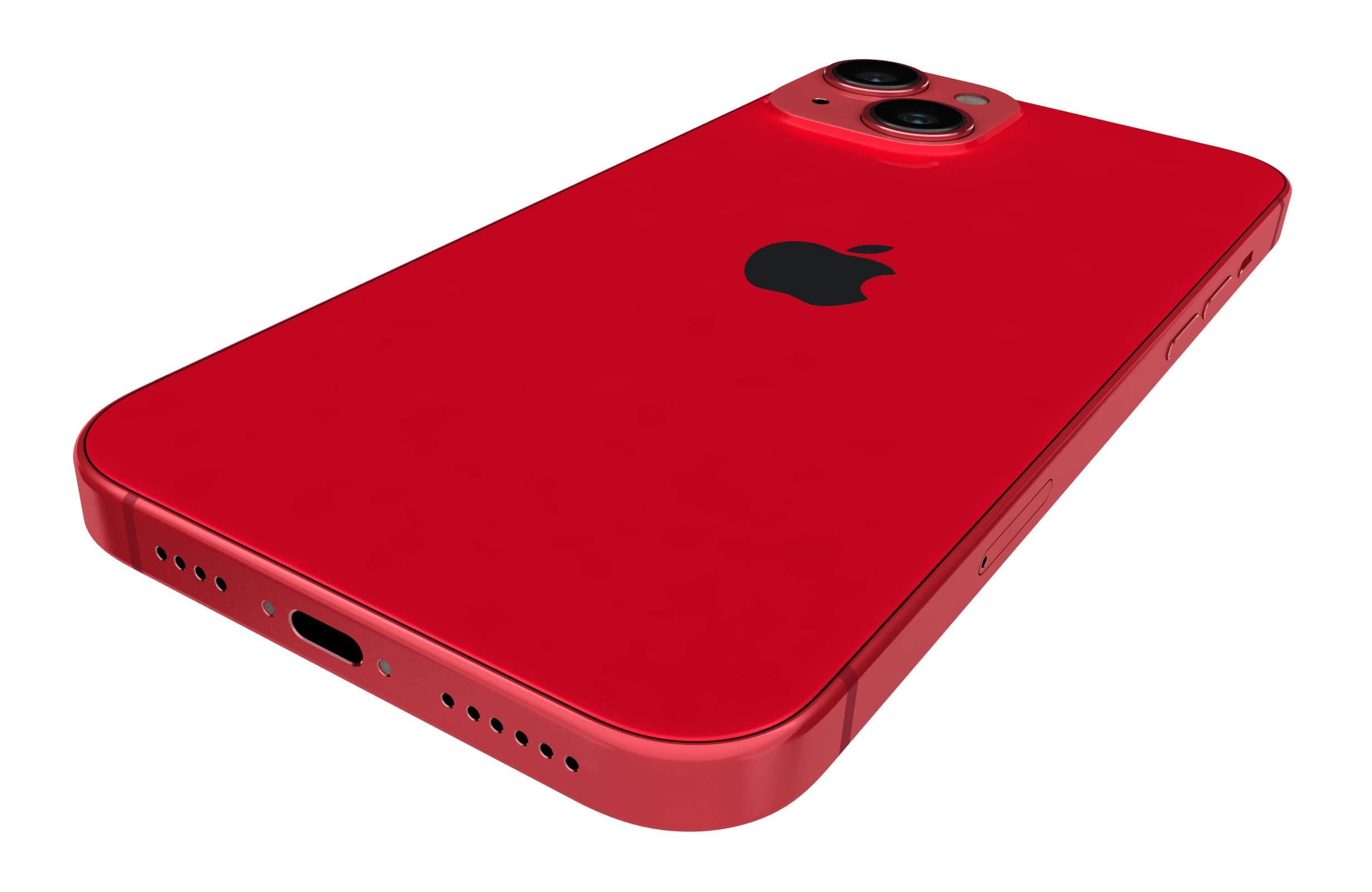 Apple iPhone 14 Plus Red - 3D Model by Rever_Art
