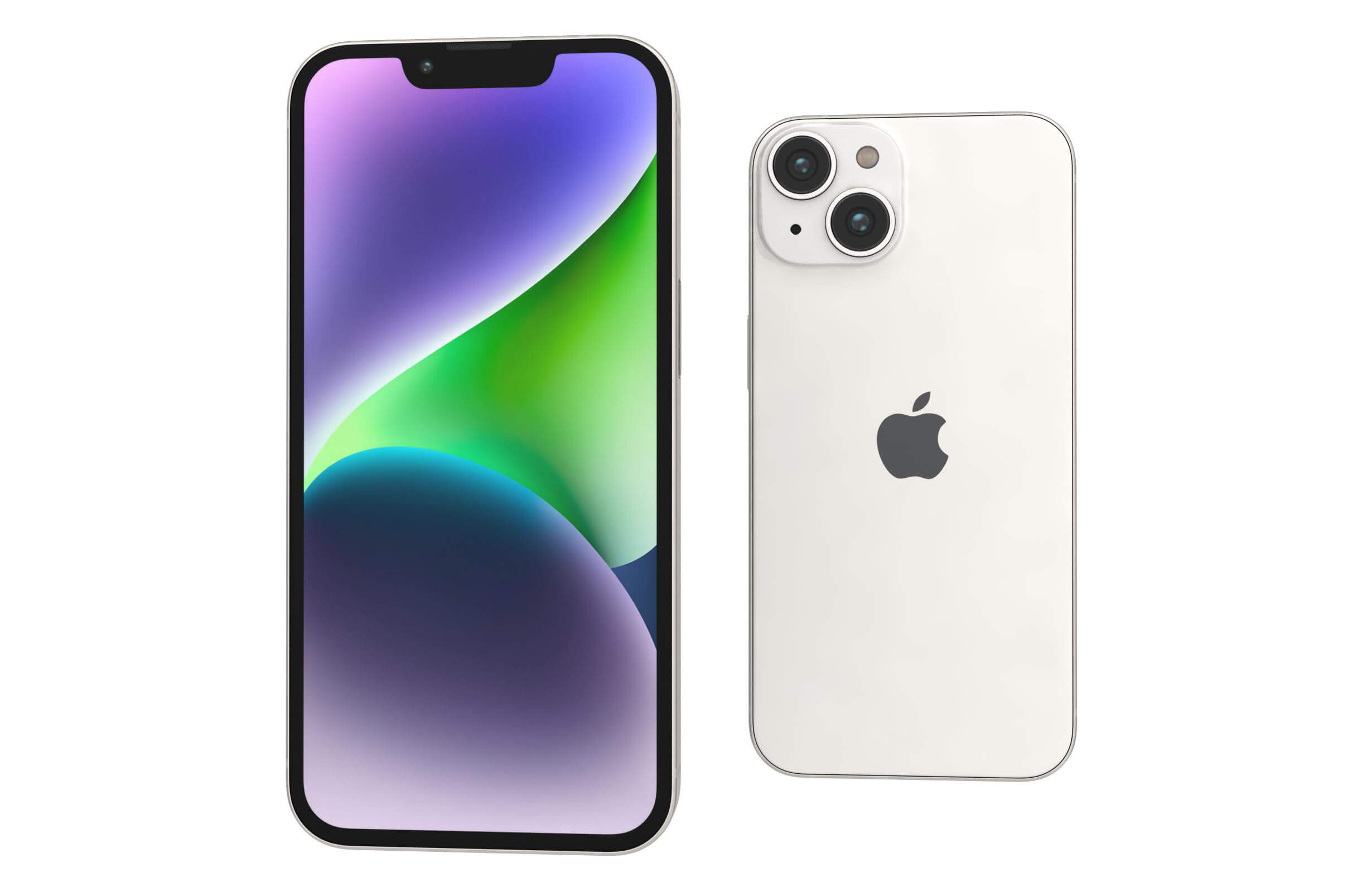 Apple iPhone 14 Plus White - 3D Model by Rever_Art