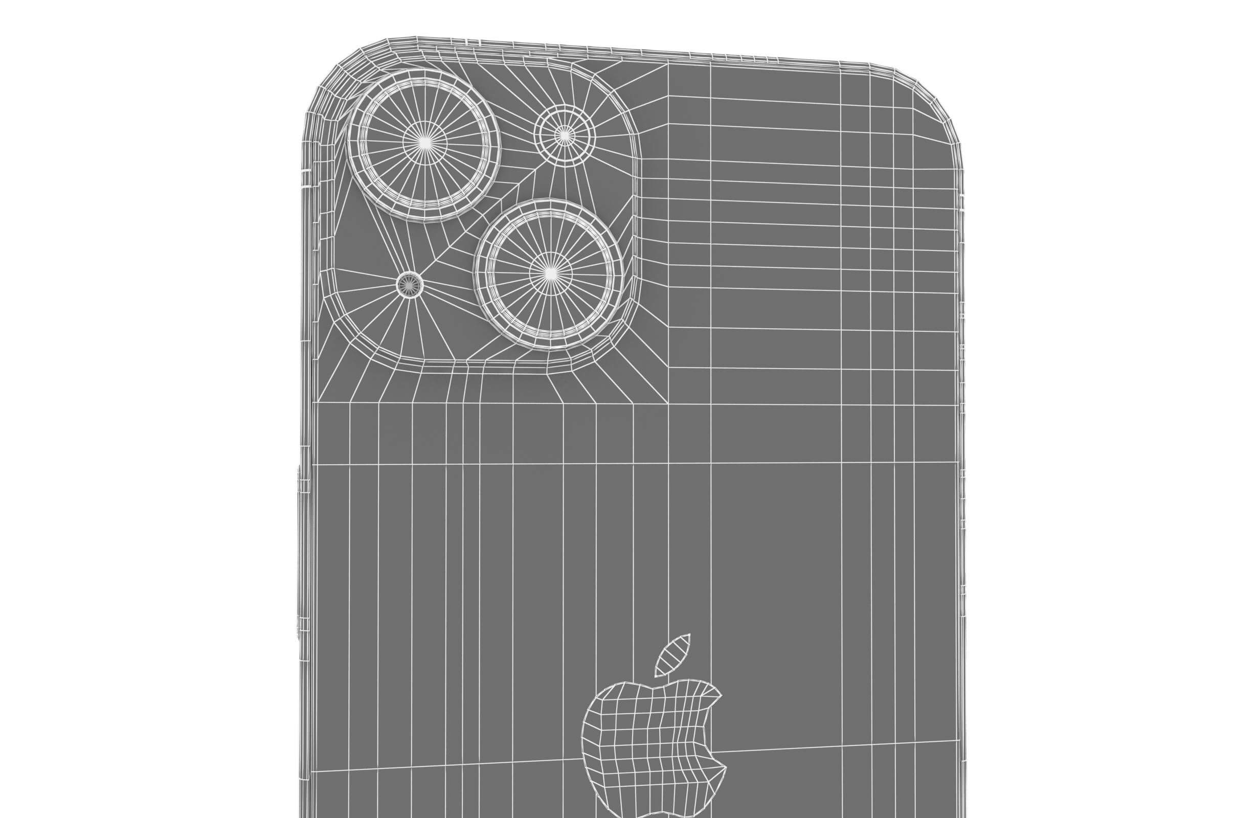 Apple iPhone 14 Plus White - 3D Model by Rever_Art