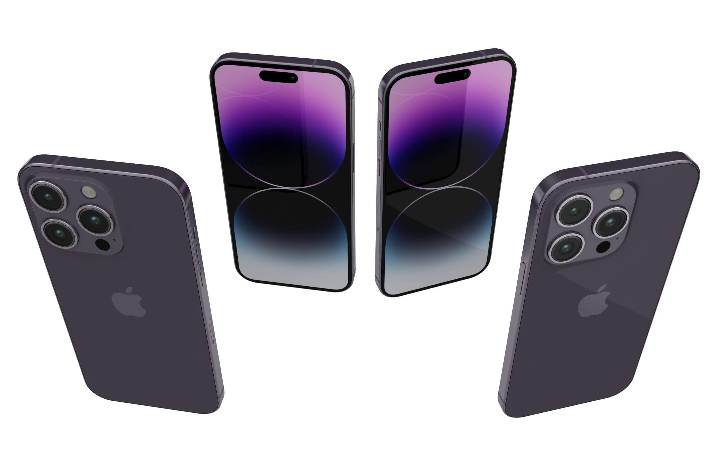 Apple iPhone 14 Pro Max All Colors - 3D Model by Rever_Art