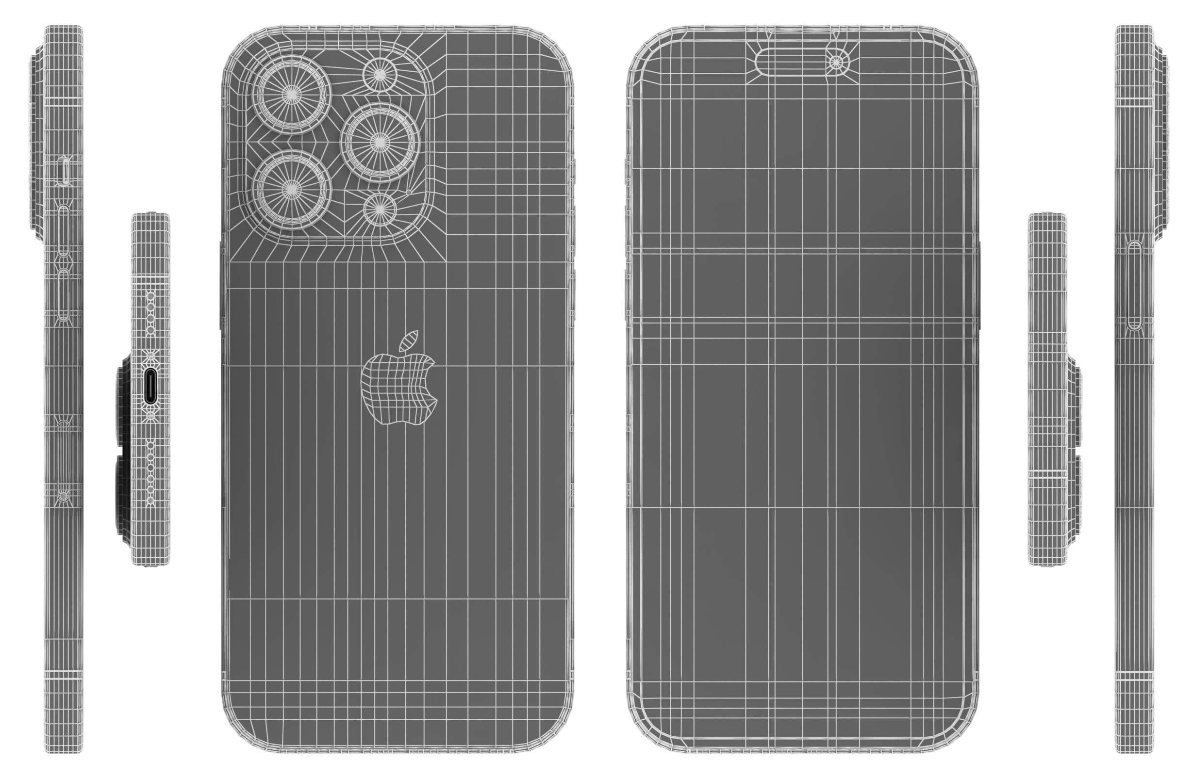 Apple iPhone 14 Pro Max All Colors - 3D Model by Rever_Art