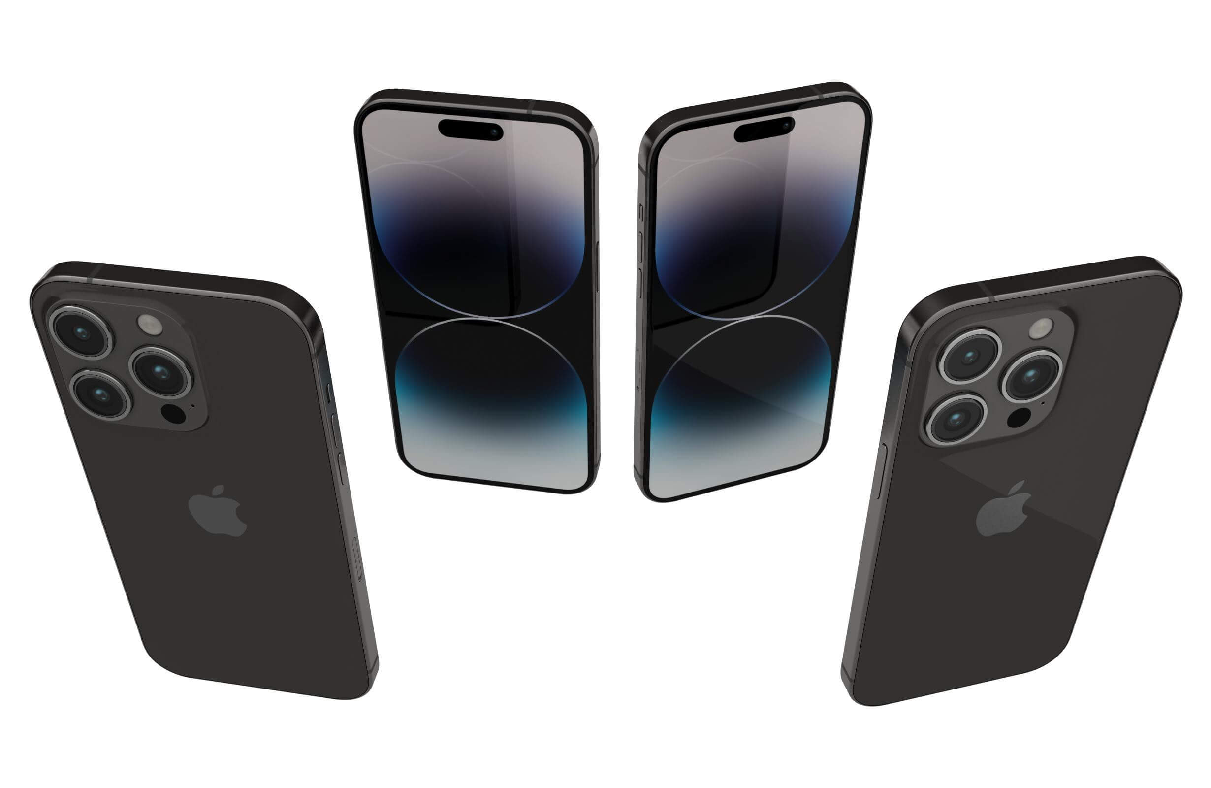 Apple iPhone 14 Pro Max All Colors - 3D Model by Rever_Art