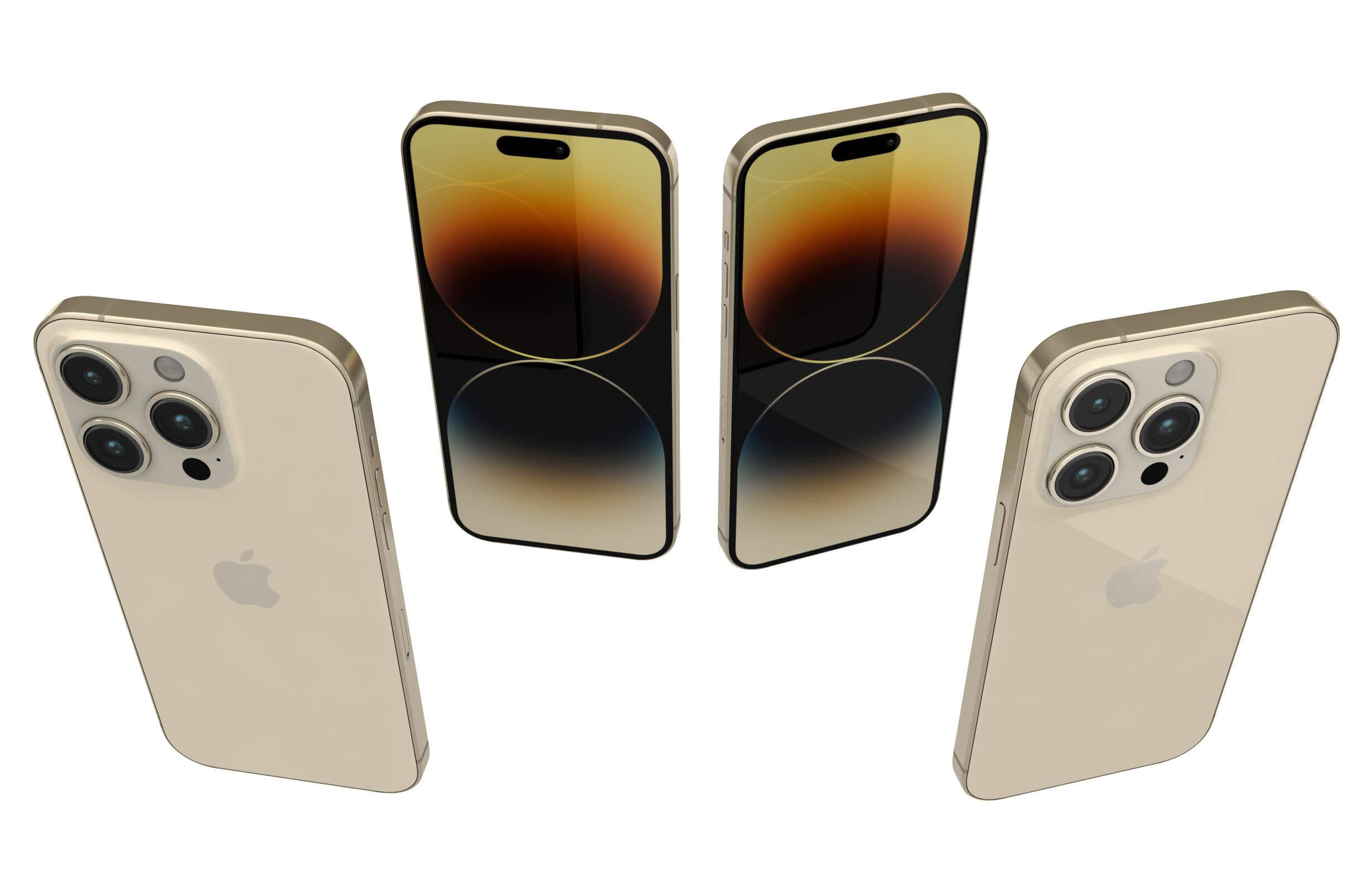 Apple iPhone 14 Pro Max All Colors - 3D Model by Rever_Art