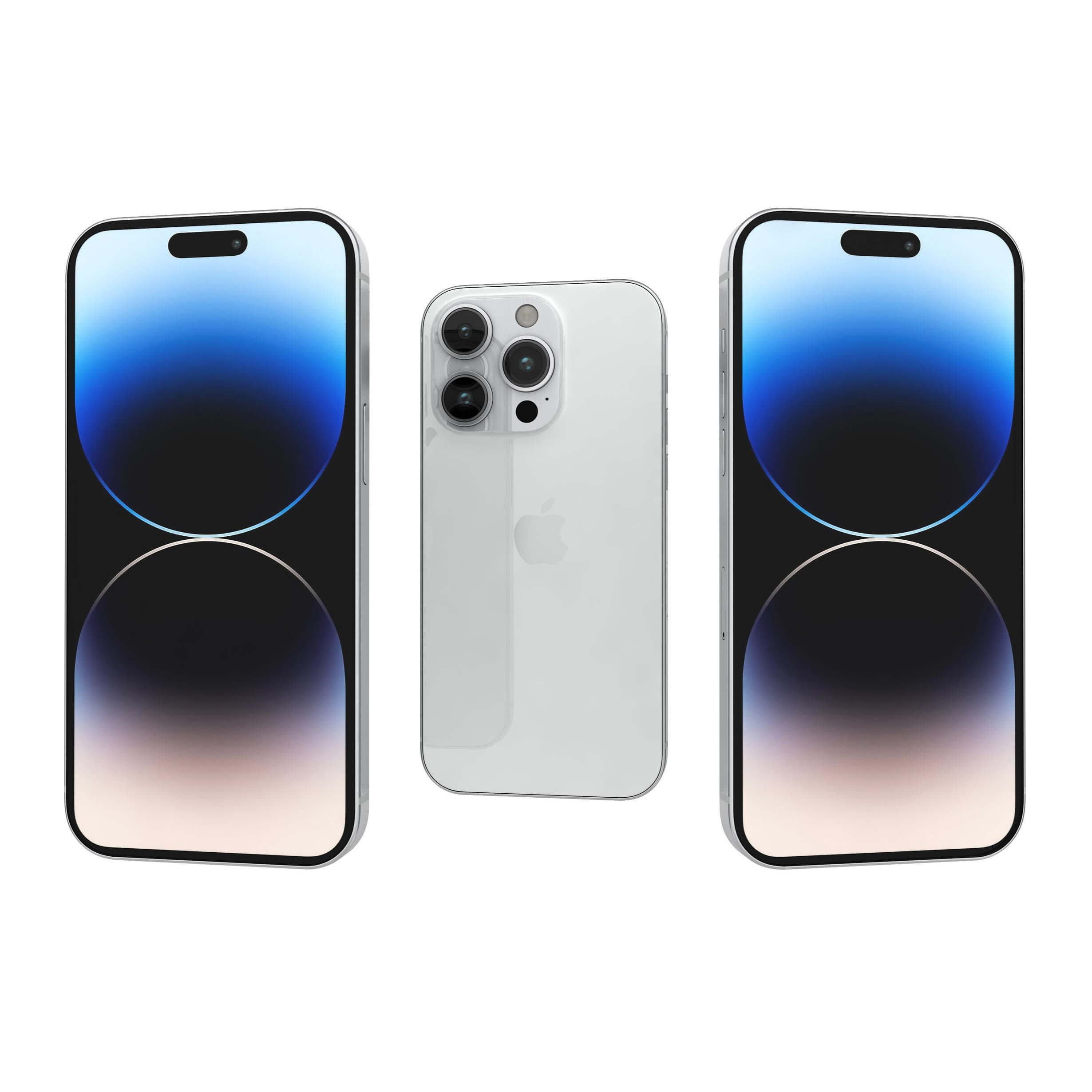 Apple iPhone 14 Pro Max White - 3D Model by Rever_Art