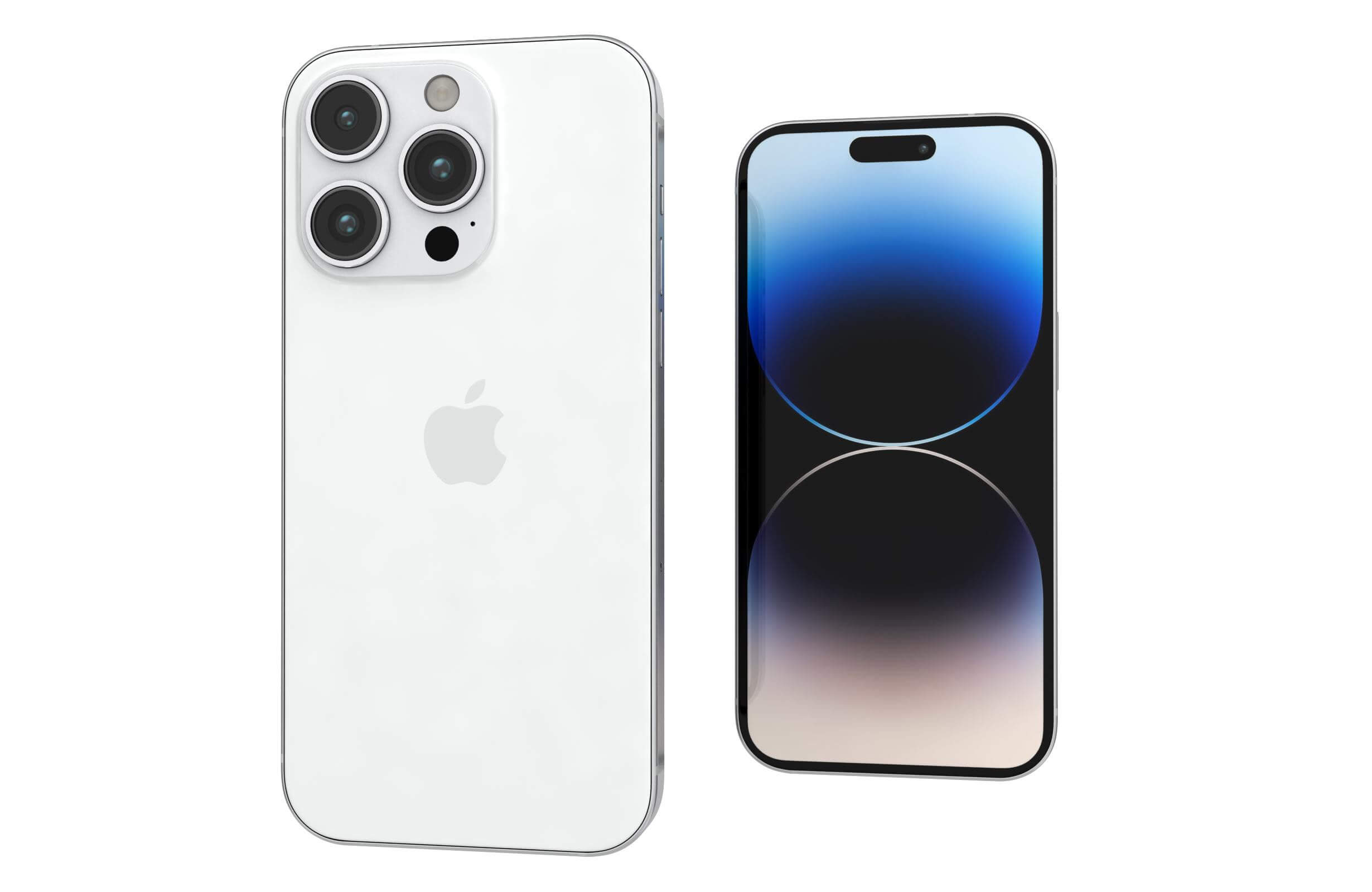 Apple iPhone 14 Pro Max White - 3D Model by Rever_Art