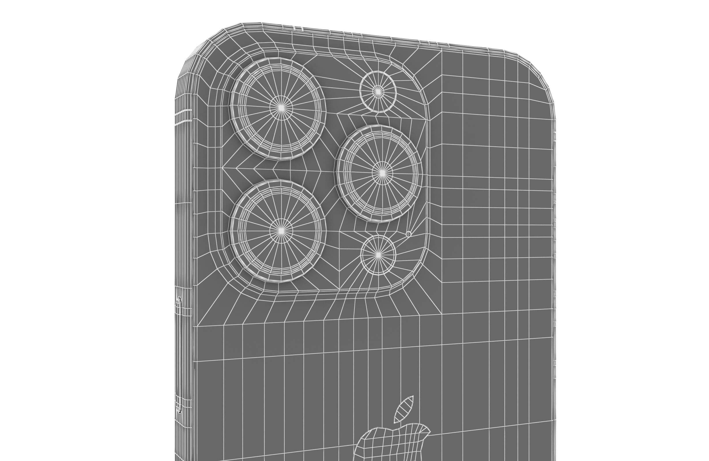 Apple iPhone 14 Pro Max White - 3D Model by Rever_Art