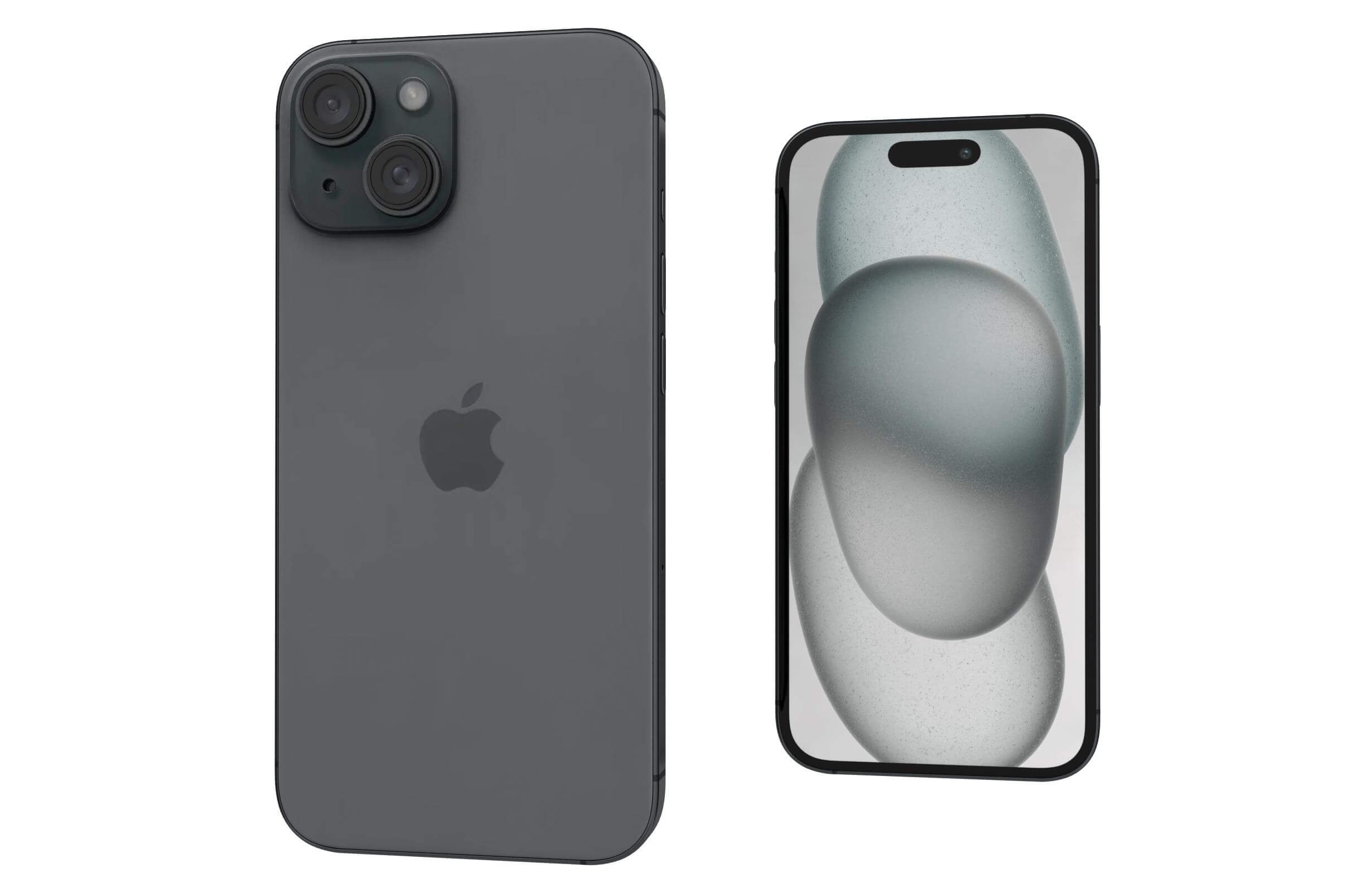 Apple iPhone 15 Black - 3D Model by Rever_Art