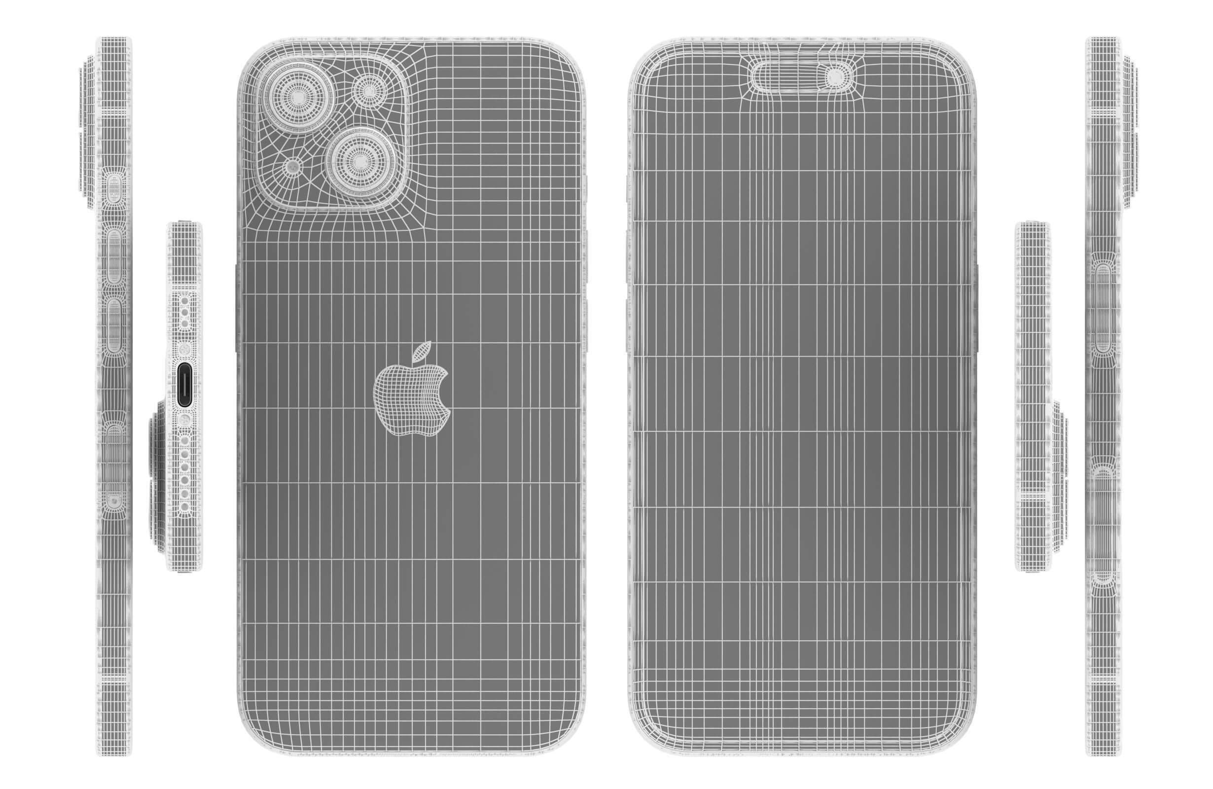 Apple iPhone 15 Black - 3D Model by Rever_Art