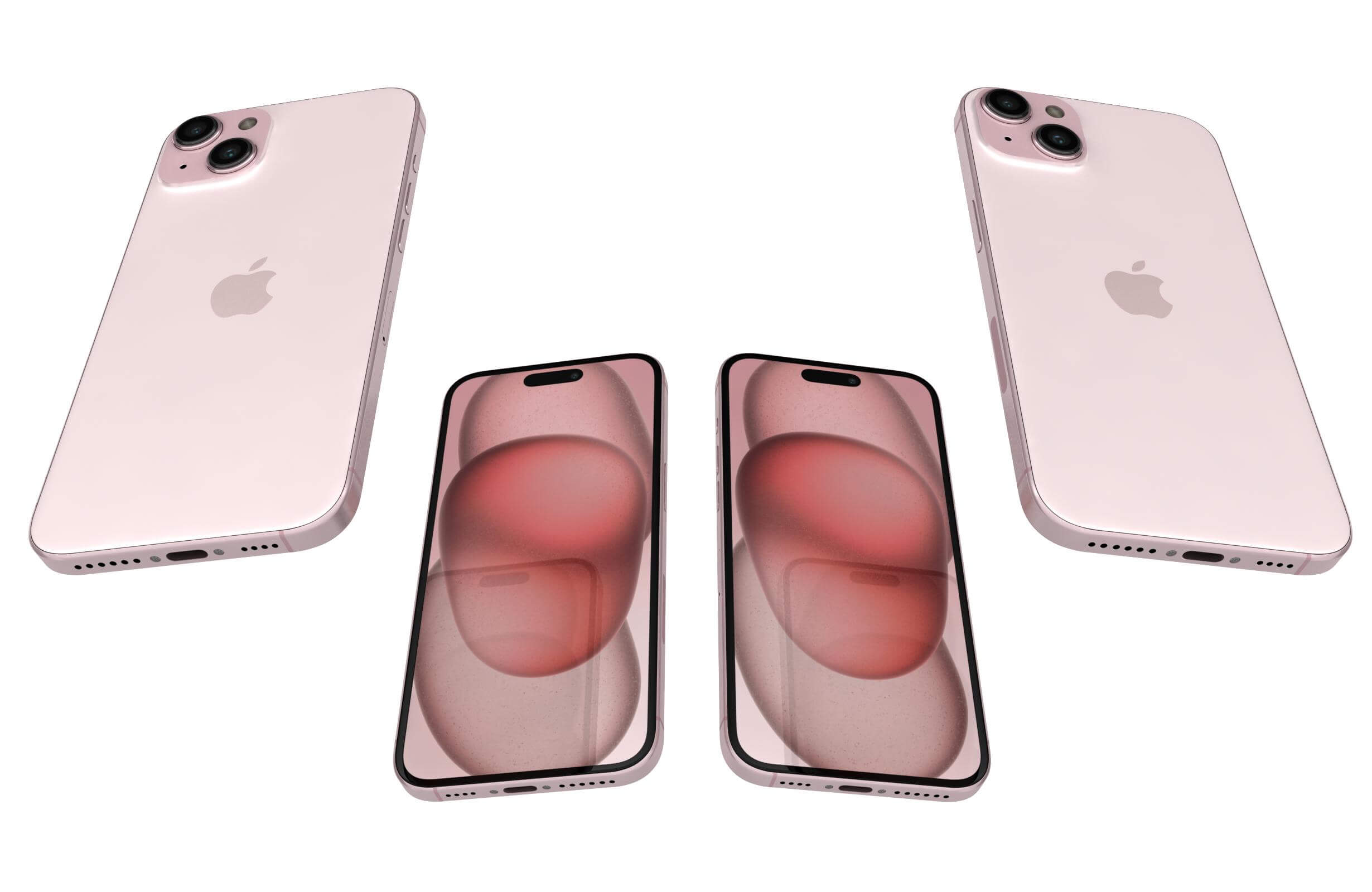 Apple iPhone 15 Plus All Colors - 3D Model by Rever_Art