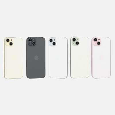 Apple iPhone 15 Plus All Colors - 3D Model by Rever_Art