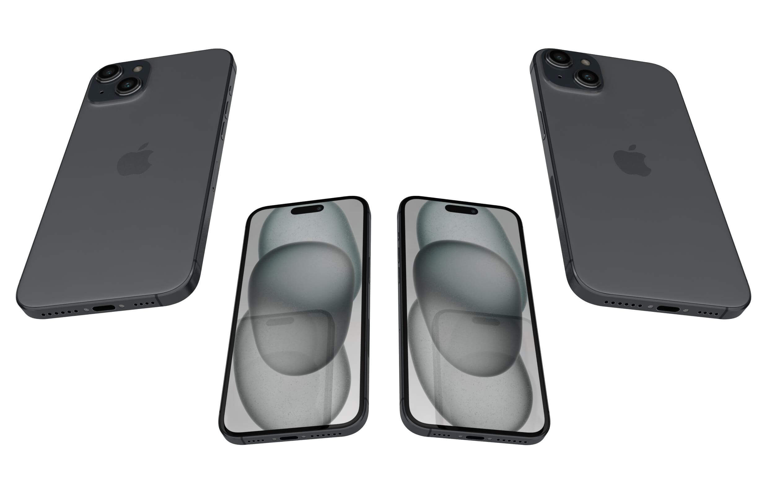 Apple iPhone 15 Plus Black - 3D Model by Rever_Art