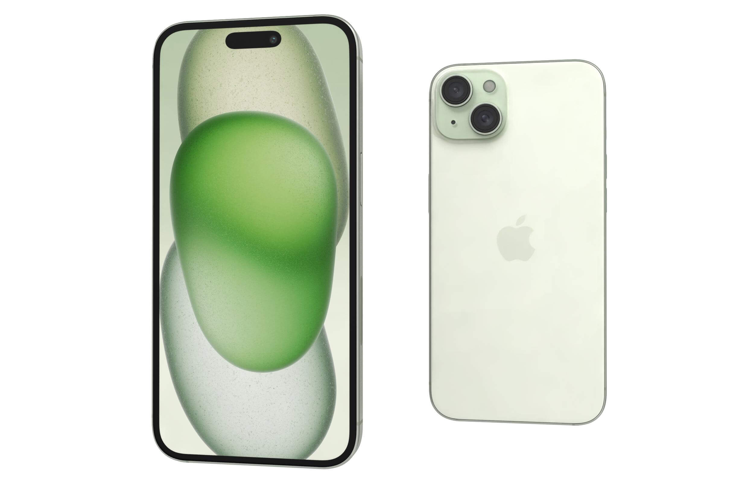 Apple iPhone 15 Plus Green - 3D Model by Rever_Art