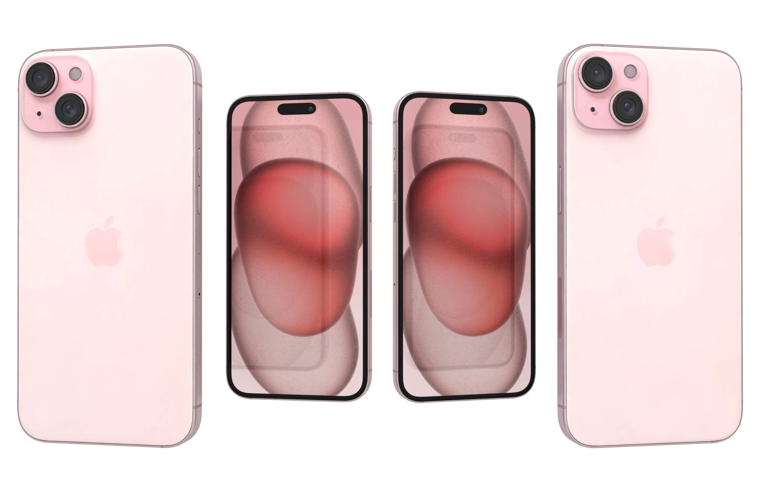 Apple iPhone 15 Plus Pink - 3D Model by Rever_Art
