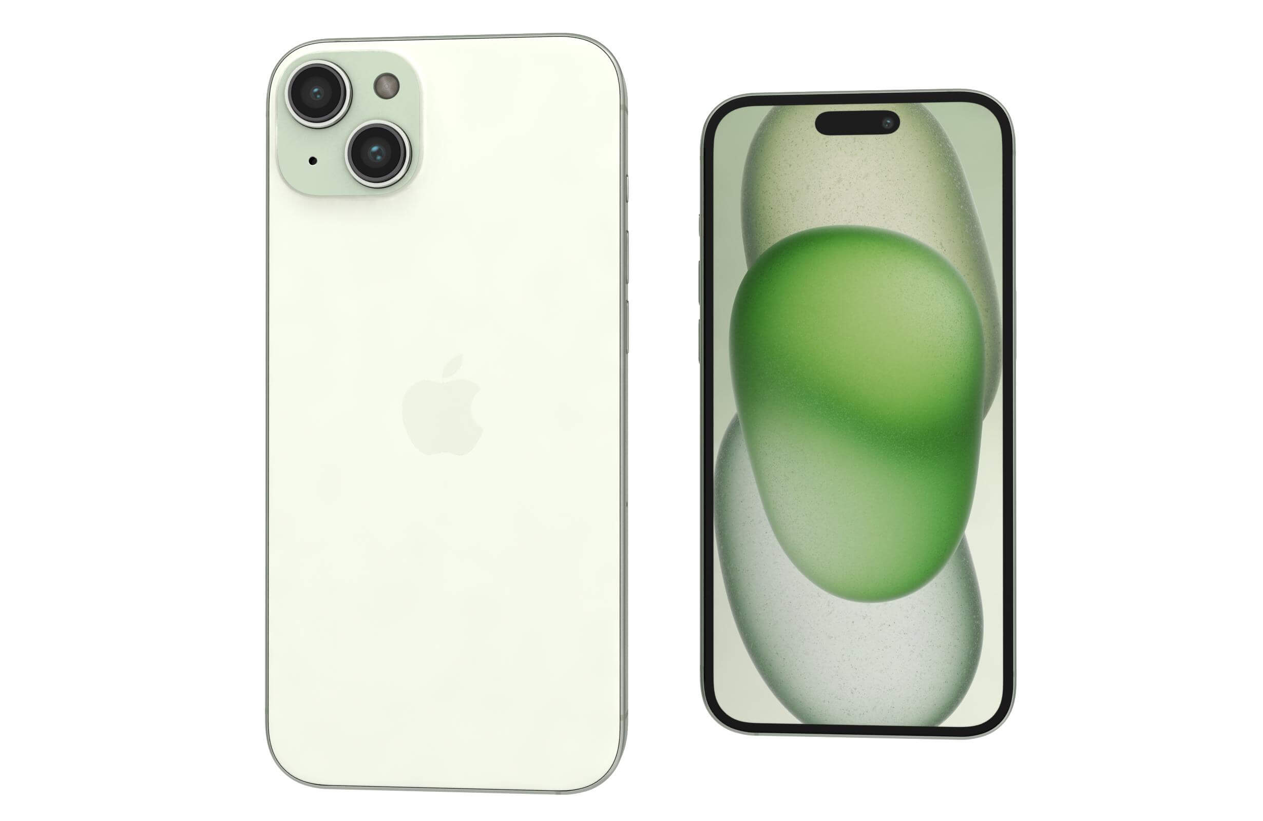 Apple iPhone 15 Plus Green - 3D Model by Rever_Art