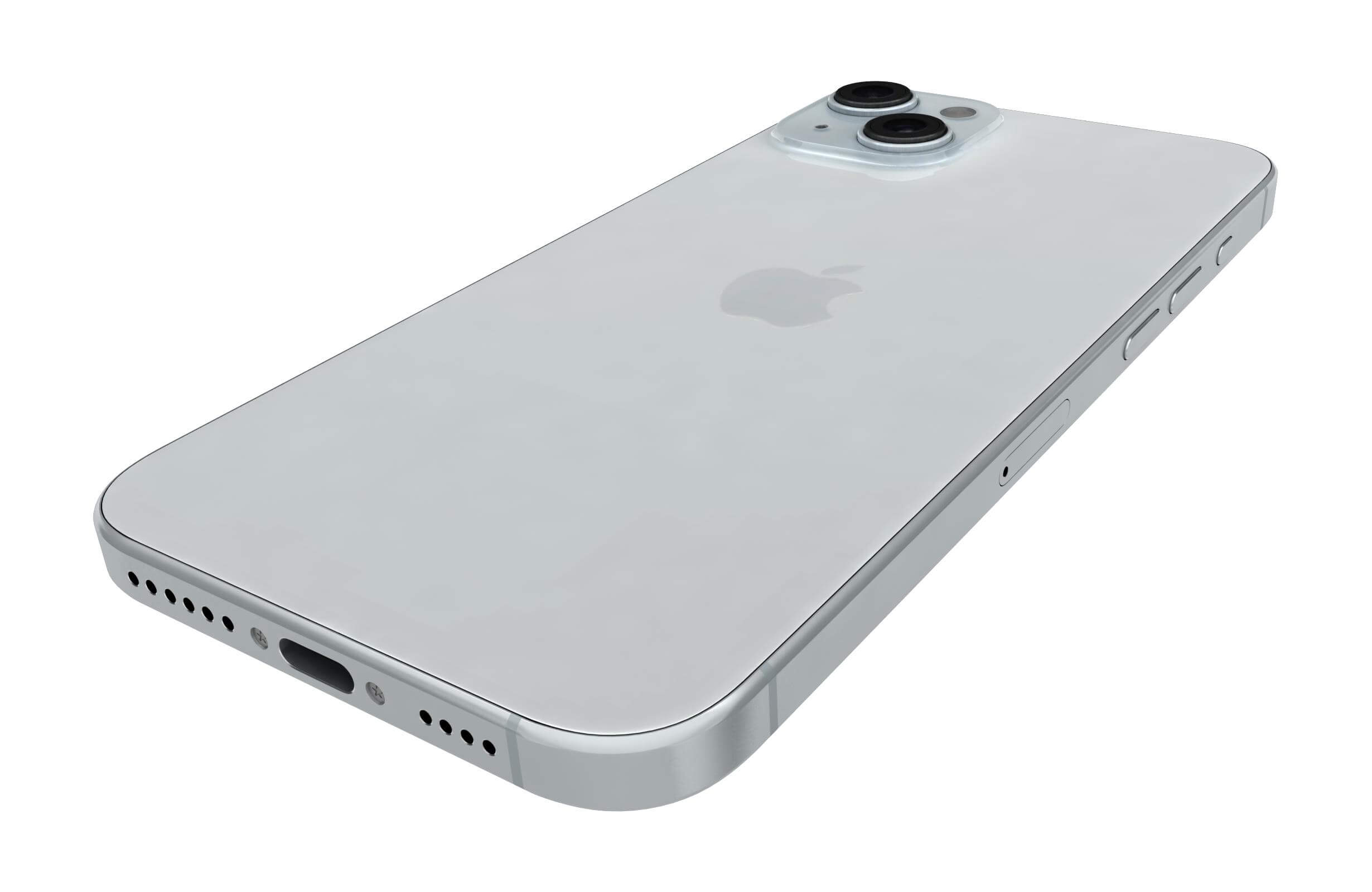 Apple iPhone 15 Plus White - 3D Model by Rever_Art