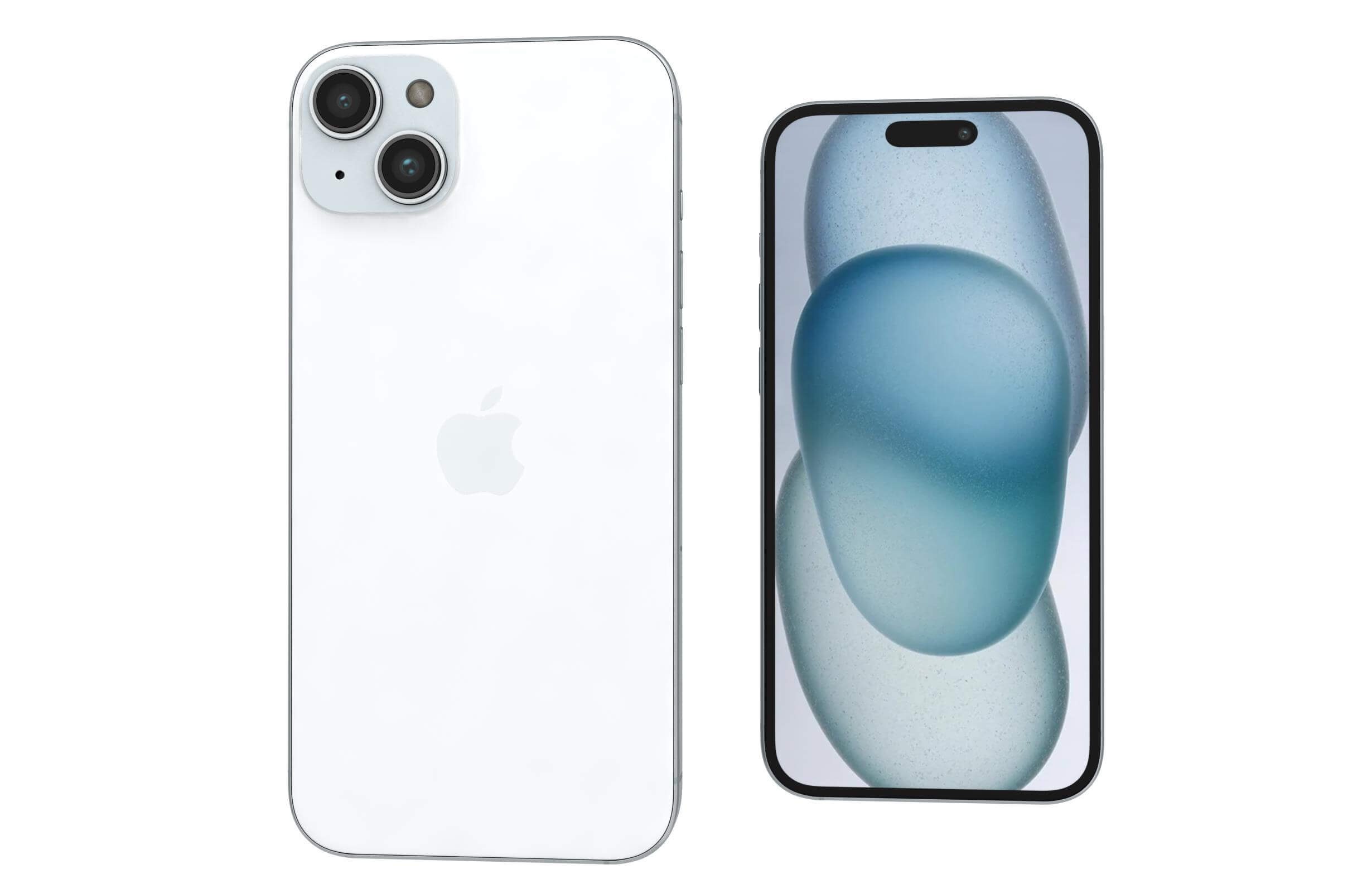 Apple iPhone 15 Plus White - 3D Model by Rever_Art