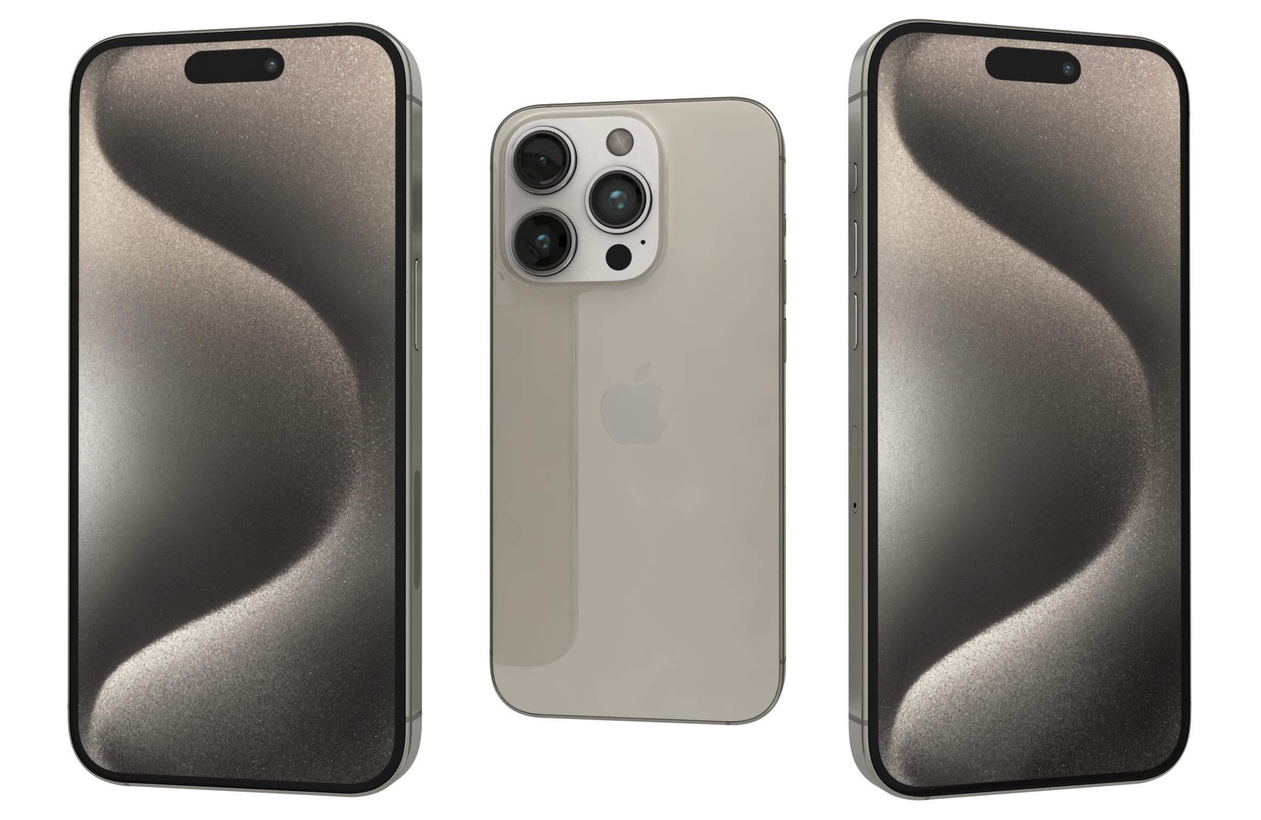 Apple iPhone 15 Pro All Colors - 3D Model by Rever_Art