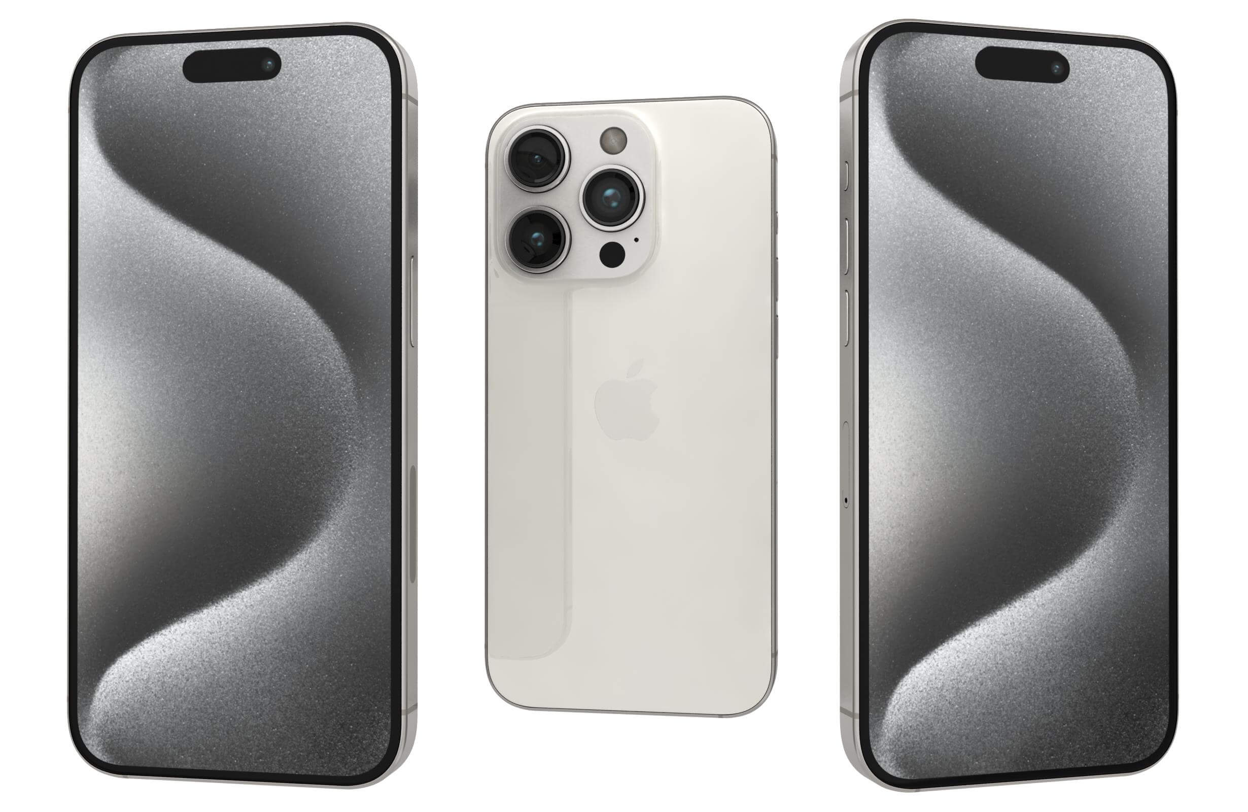 Apple iPhone 15 Pro All Colors - 3D Model by Rever_Art