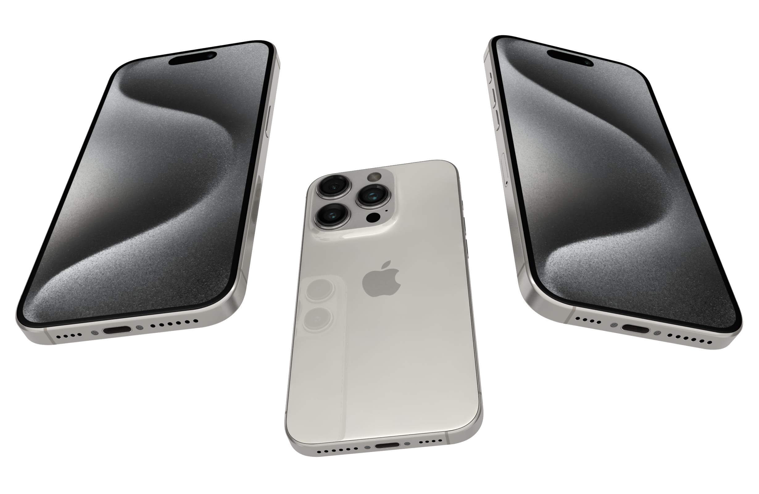 Apple iPhone 15 Pro All Colors - 3D Model by Rever_Art