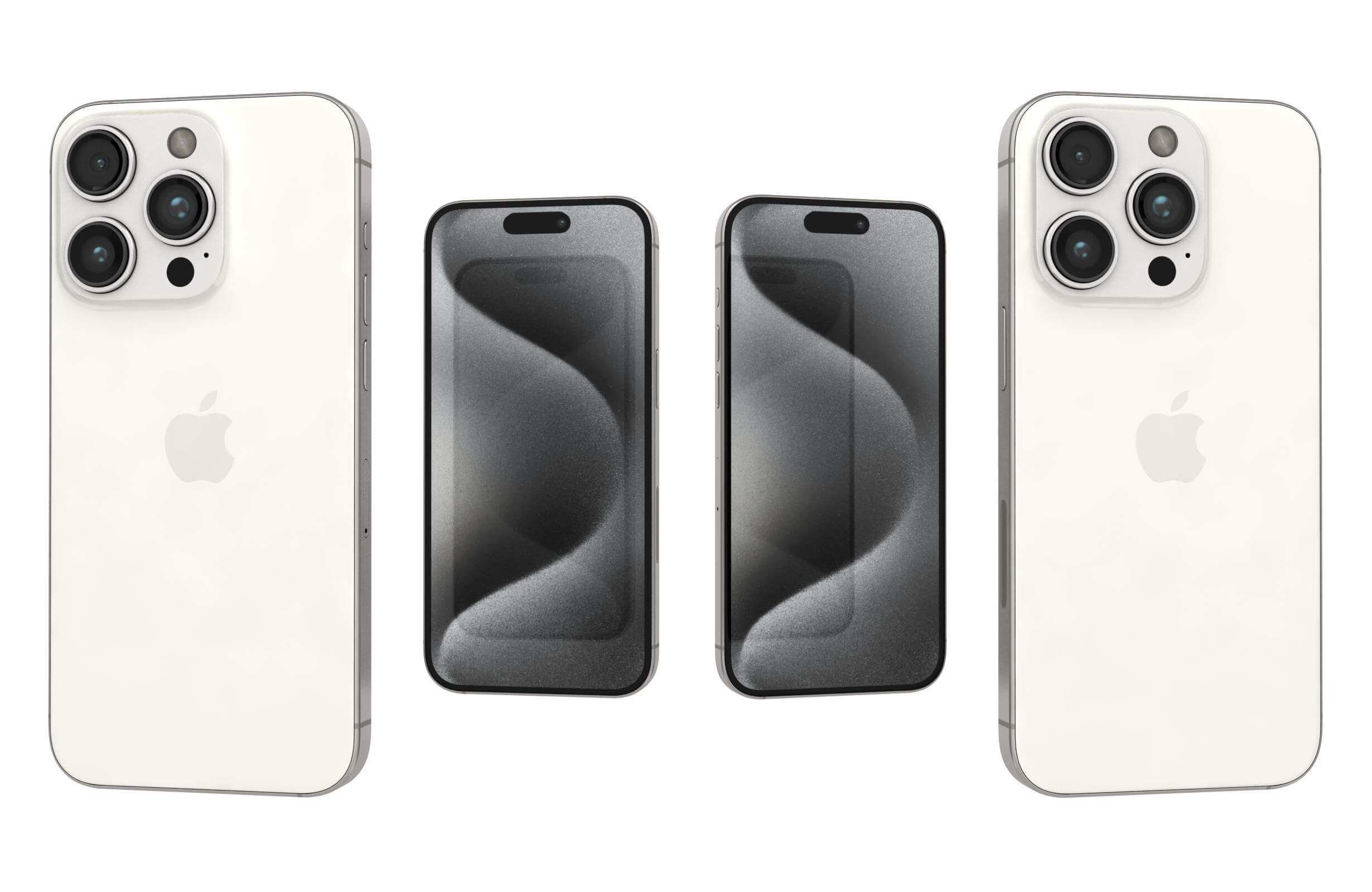 Apple iPhone 15 Pro All Colors - 3D Model by Rever_Art