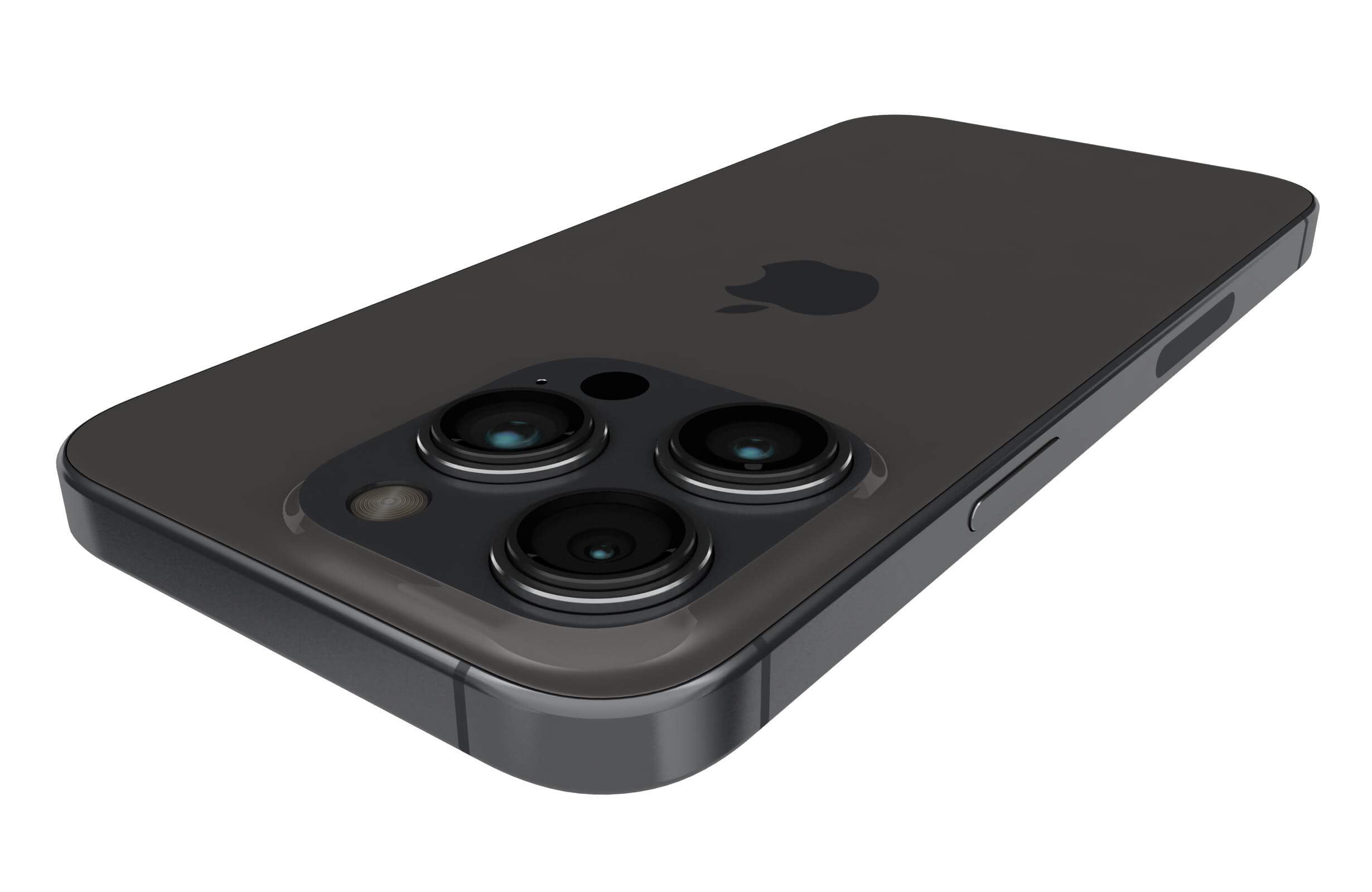 Apple iPhone 15 Pro Black Titanium - 3D Model by Rever_Art