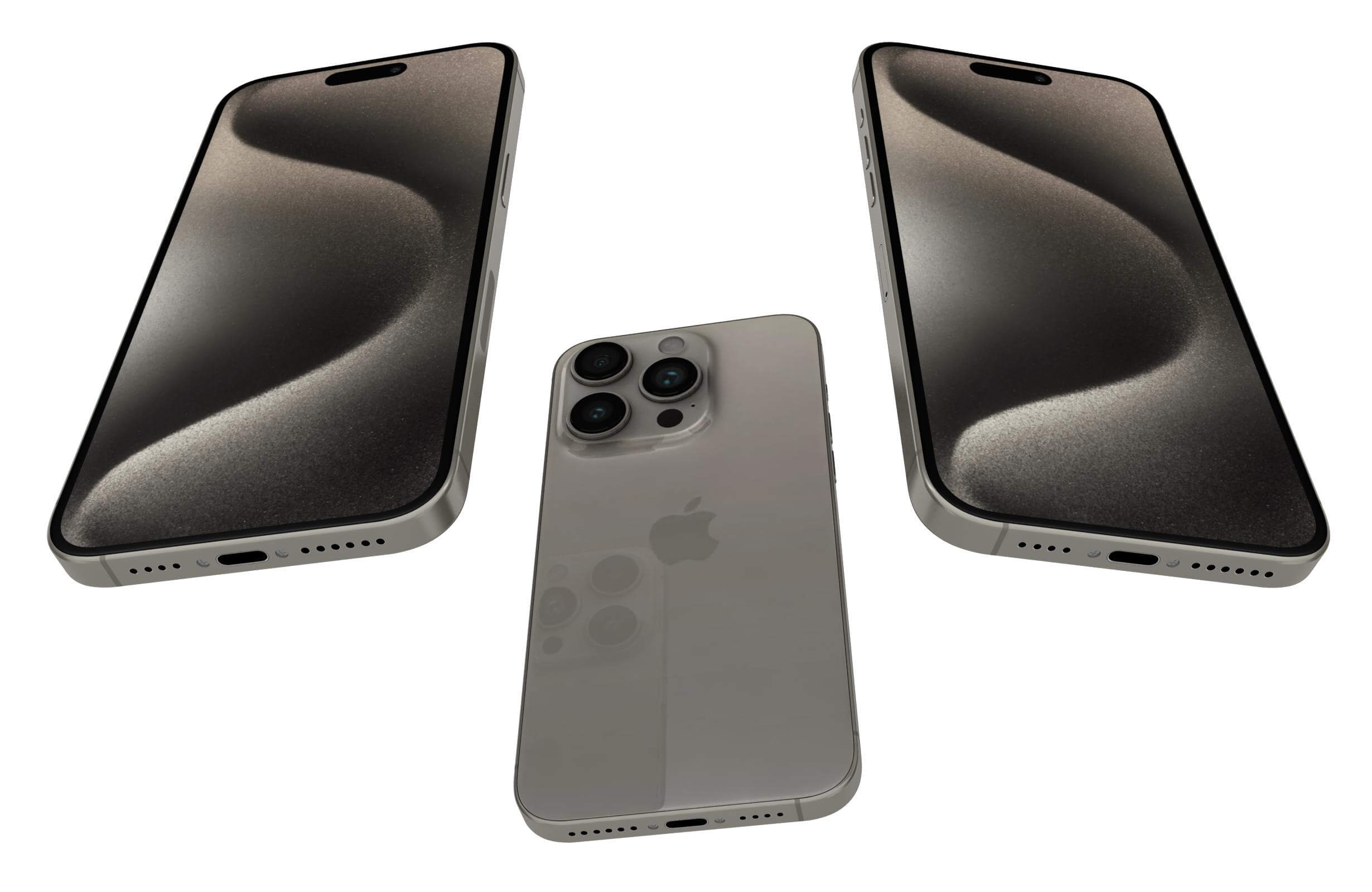 Apple iPhone 15 Pro Max All Colors - 3D Model by Rever_Art