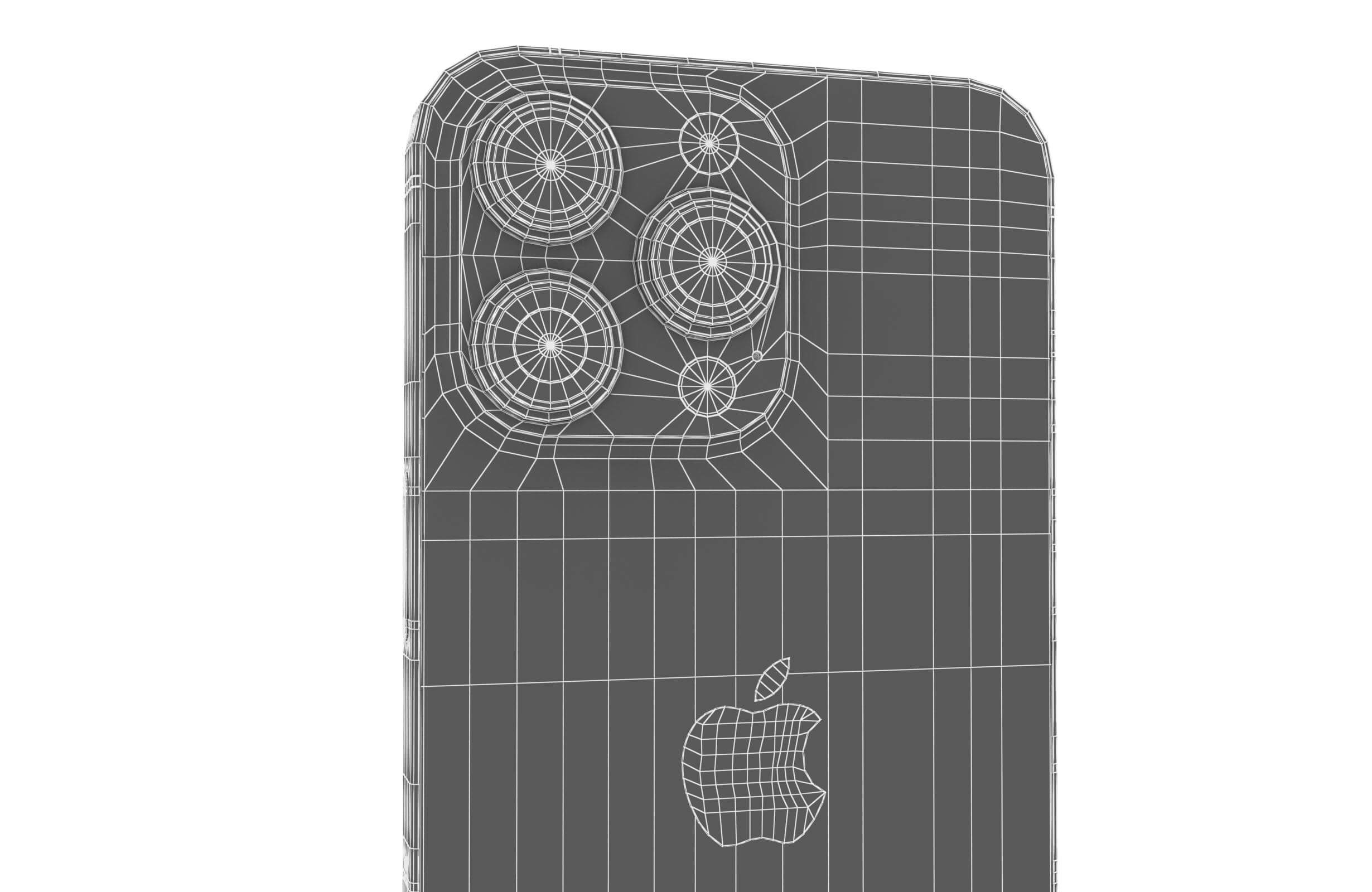 Apple iPhone 15 Pro Max Blue Titanium - 3D Model by Rever_Art