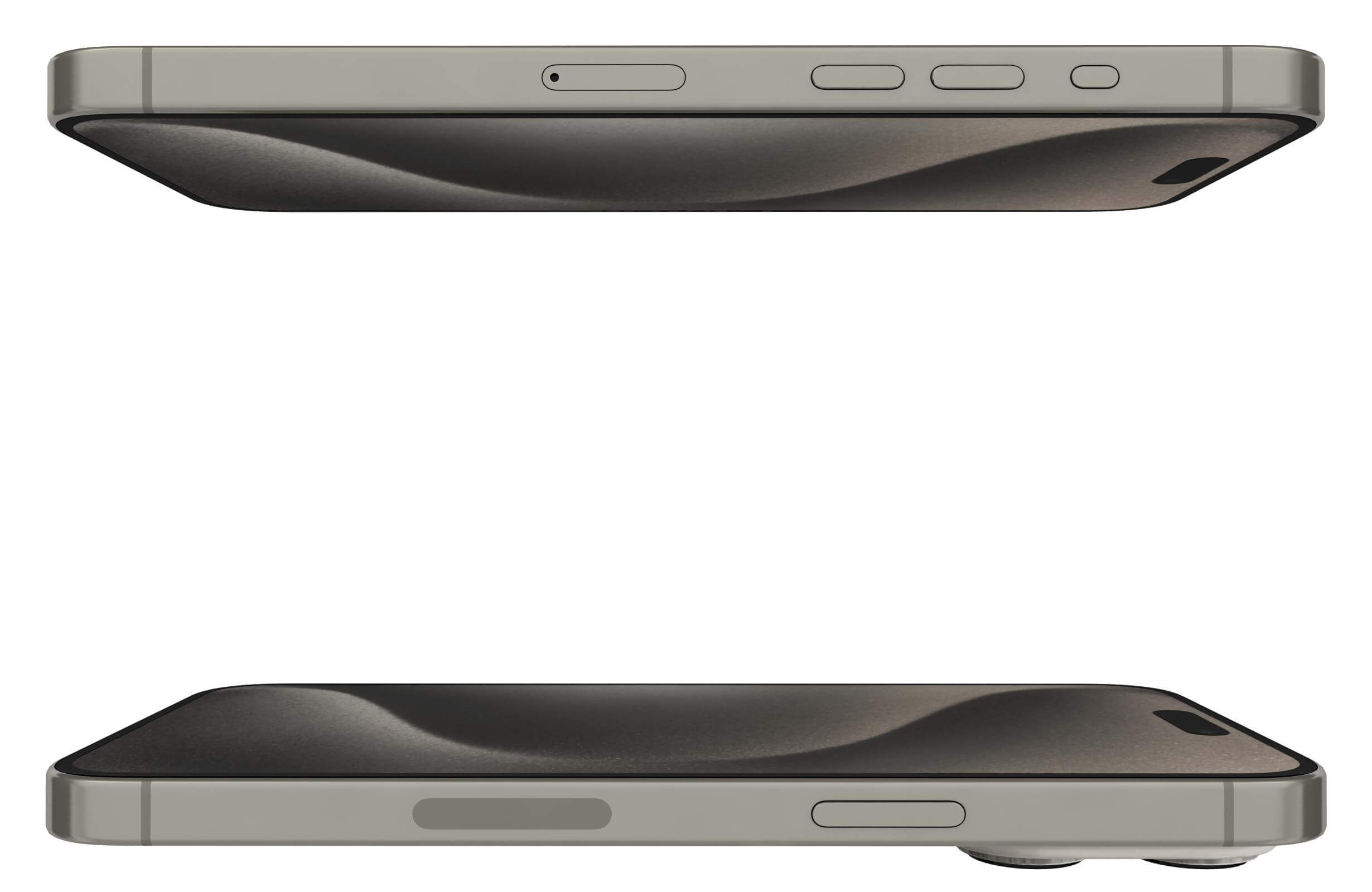 Apple iPhone 15 Pro Max Natural Titanium - 3D Model by Rever_Art