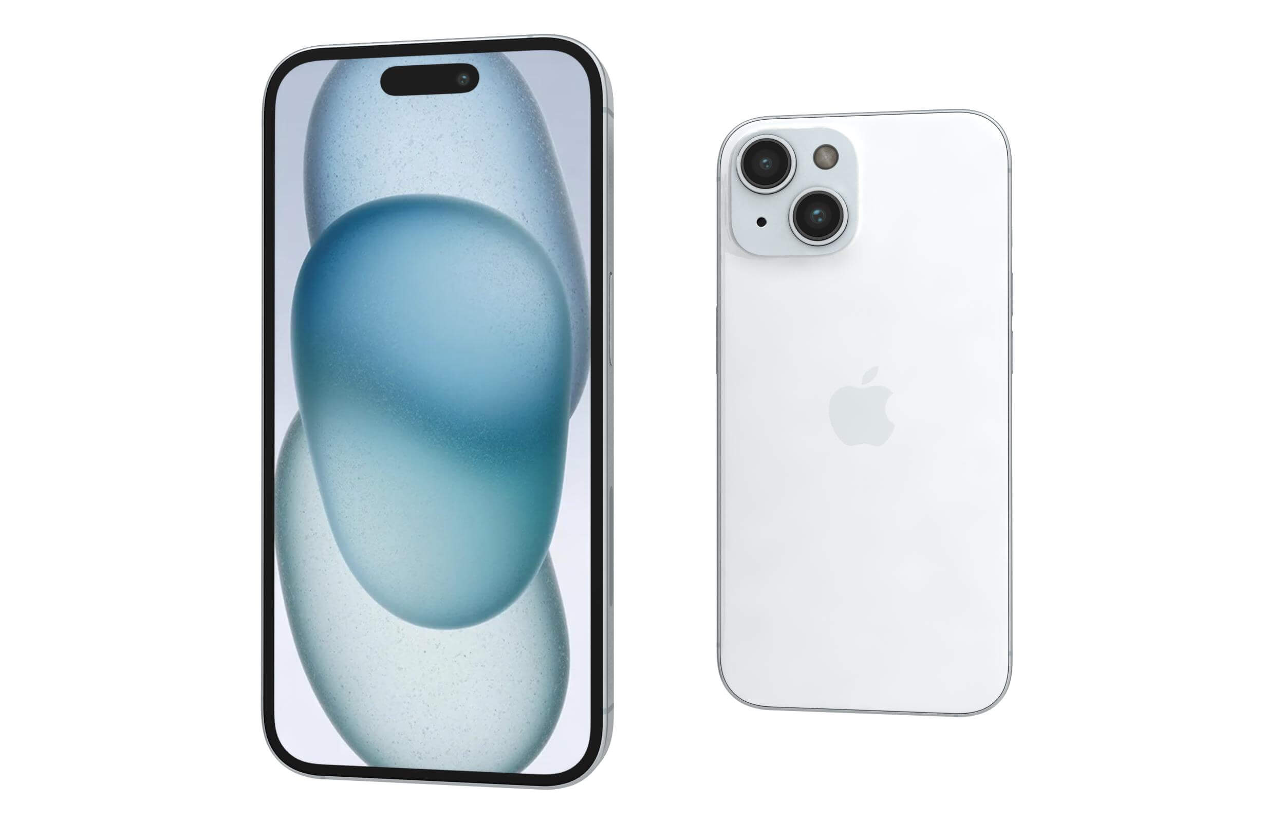 Apple iPhone 15 White - 3D Model by Rever_Art