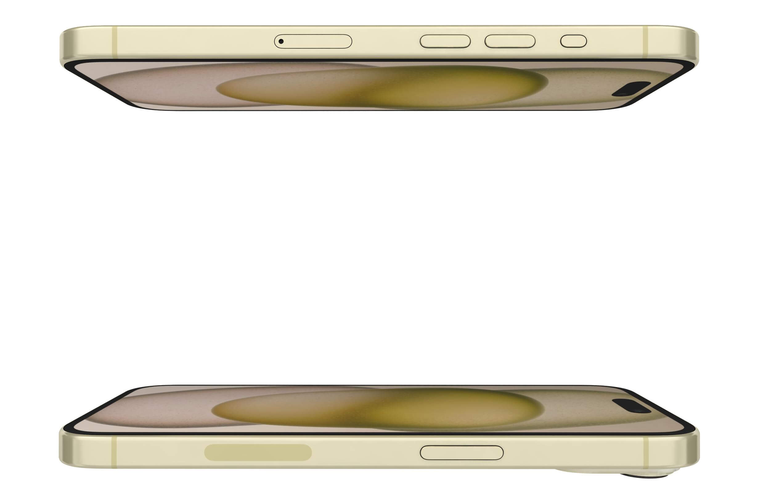 Apple iPhone 15 Yellow - 3D Model by Rever_Art