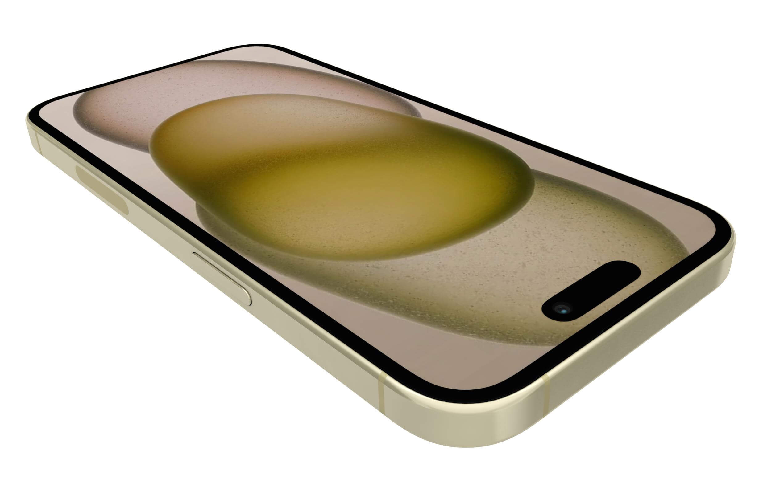 Apple iPhone 15 Yellow - 3D Model by Rever_Art