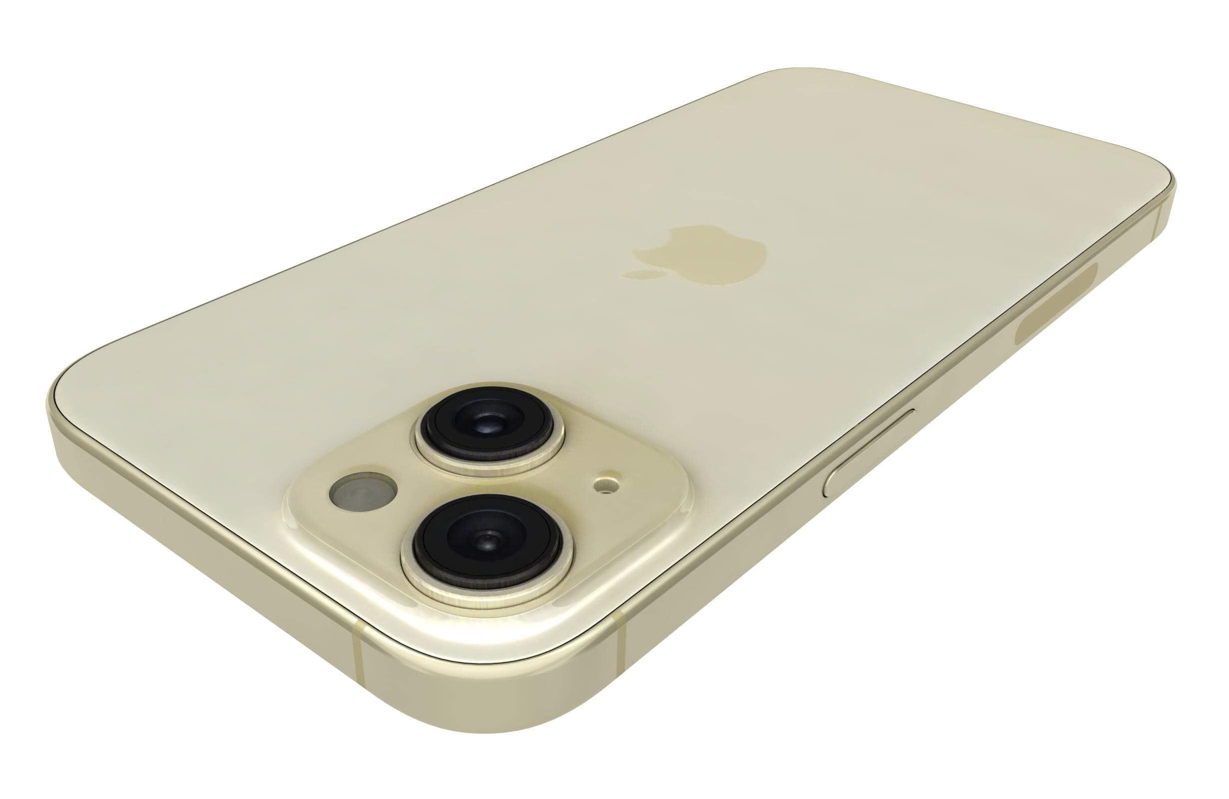 Apple iPhone 15 Yellow - 3D Model by Rever_Art