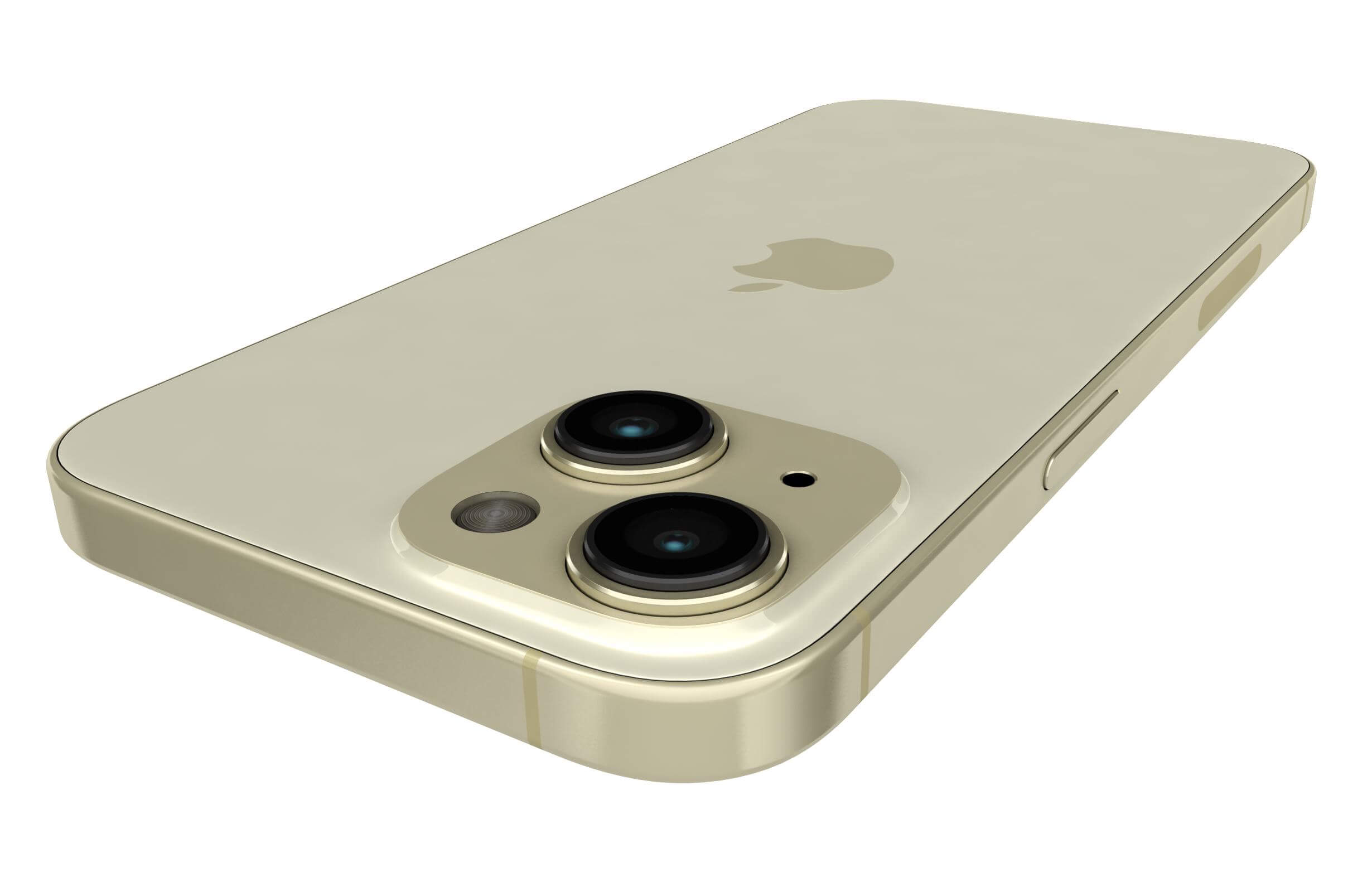 Apple iPhone 15 Yellow - 3D Model by Rever_Art